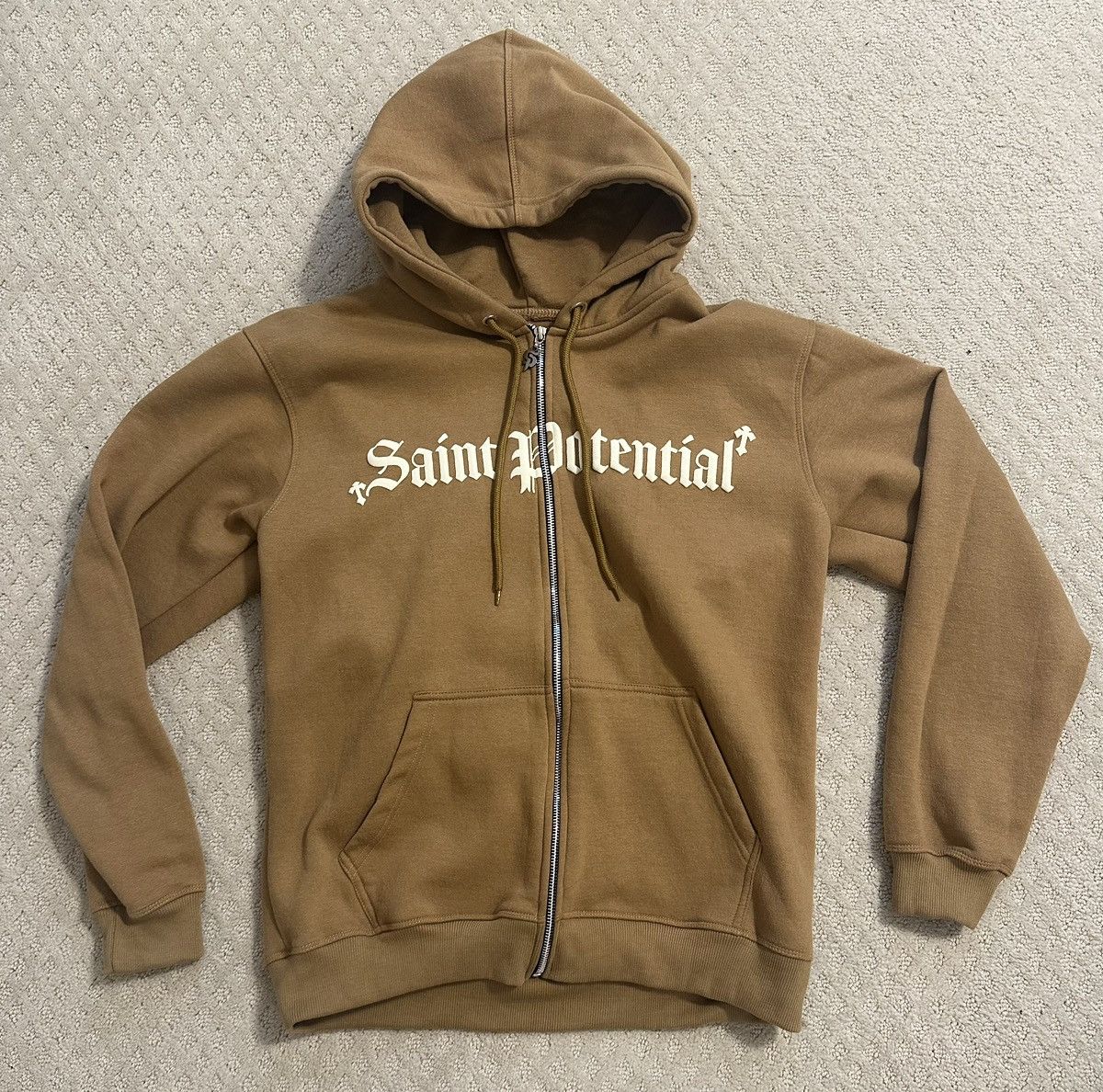 Streetwear Saint Potential Zip Up Hoodie - Large | Grailed