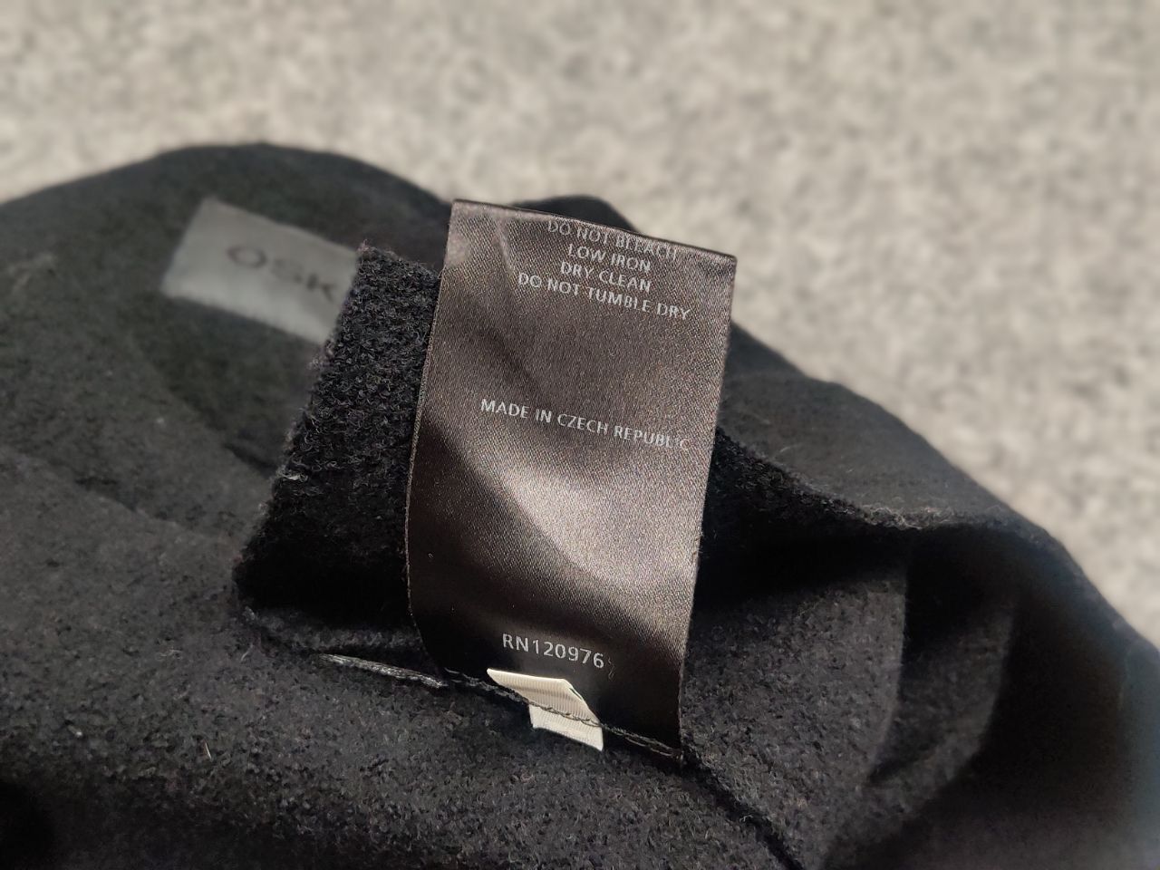 Avant Garde × Designer × Luxury Oska Germany Design Black Wool Avant ...