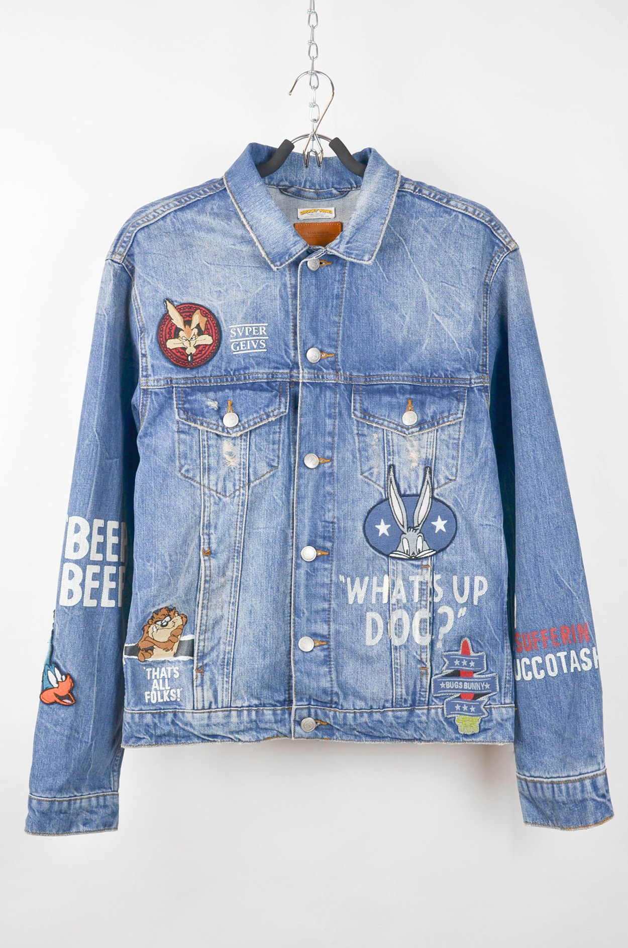 Cartoon Network × Zara ZARA x LOONEY TUNES Embroidery Denim Jacket ...