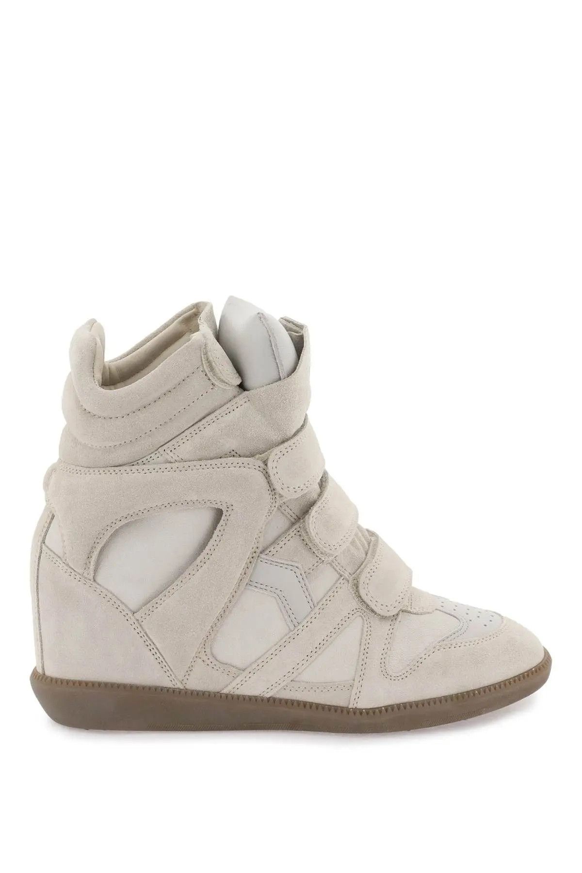 Isabel Marant o1s22i1n1223 Suede Leather 'bekett' Sneakers in Beige ...