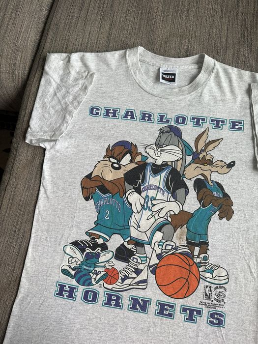 Vintage Vintage Looney Tunes Charlotte Hornets NBA 90s USA cartoon ...