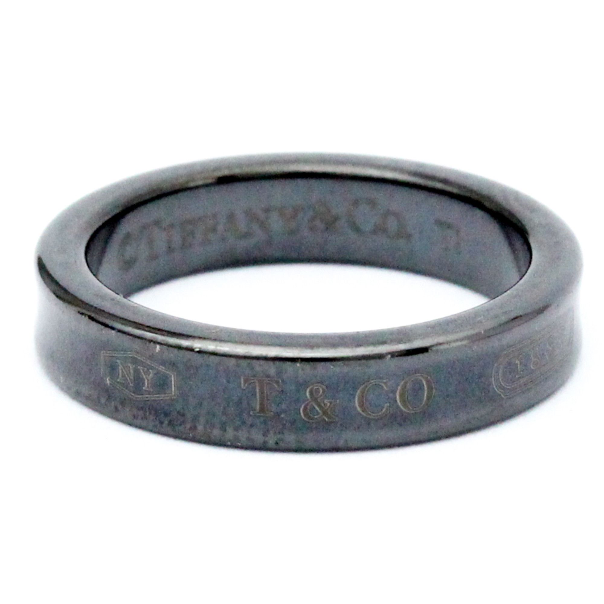 Tiffany & Co. Tiffany 1837 Narrow Ring Titanium Fashion No Stone Band ...