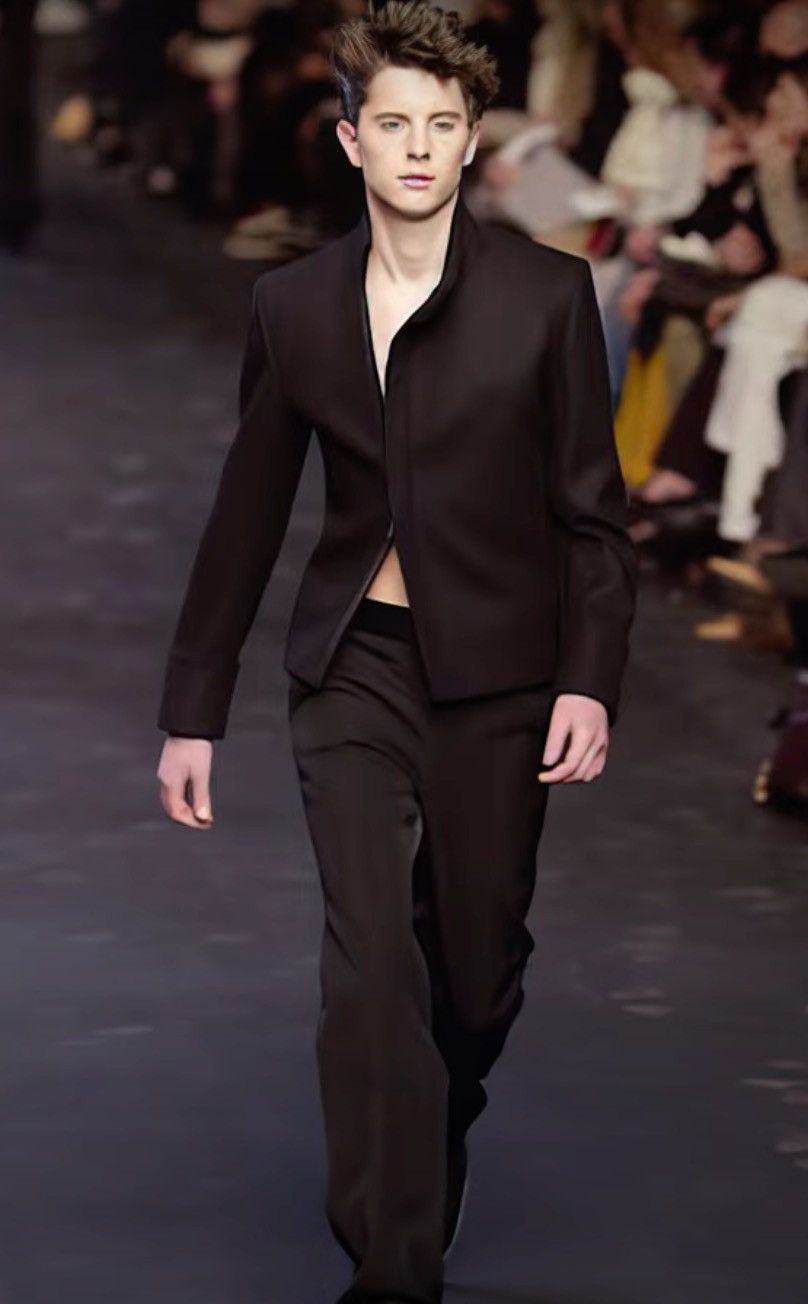 Dior × Hedi Slimane RUNWAY Dior Homme FW 2001 “Solitaire” Wool Jacket ...