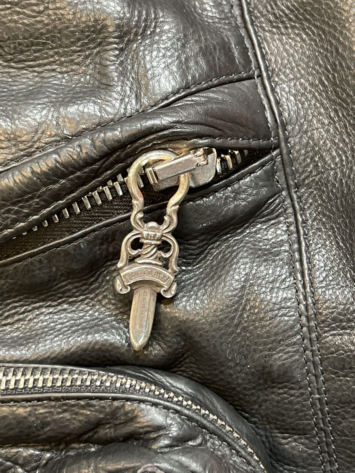 Chrome Hearts Chrome Hearts Leather Cross Backpack | Grailed