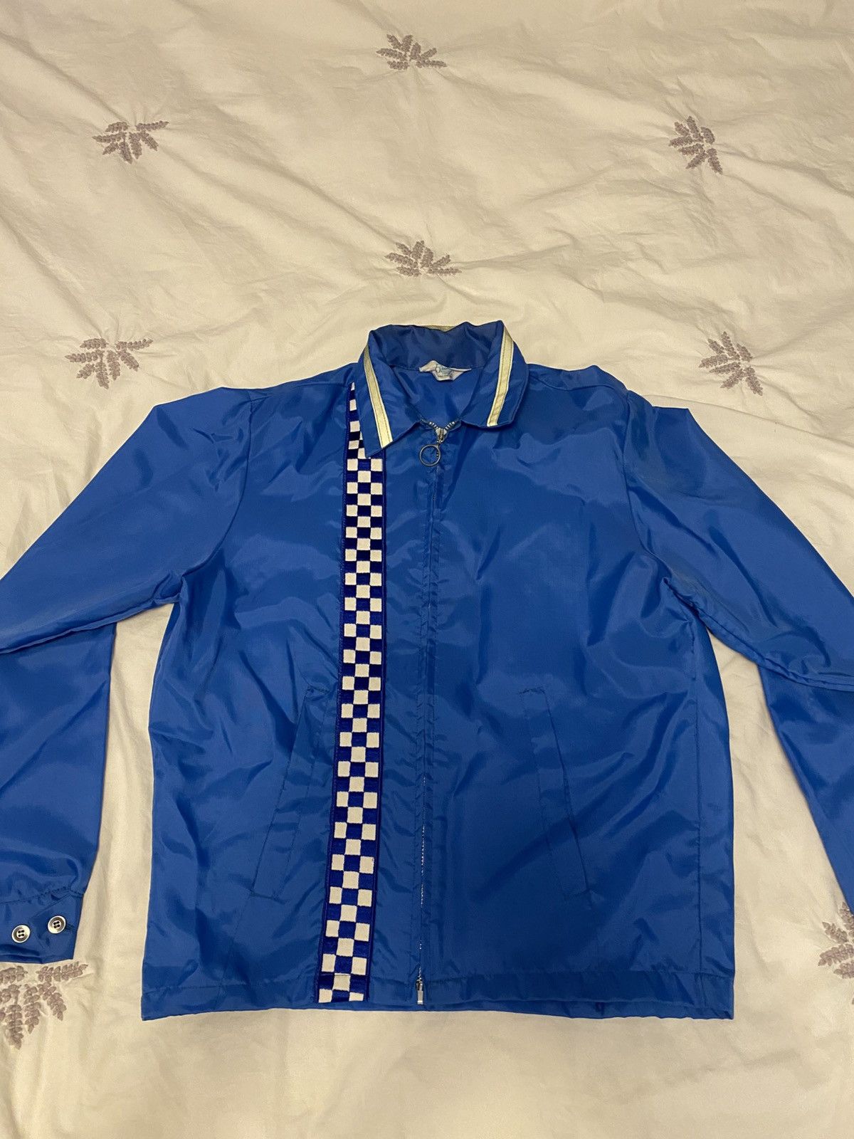 Vintage Blue Racing Jacket | Grailed