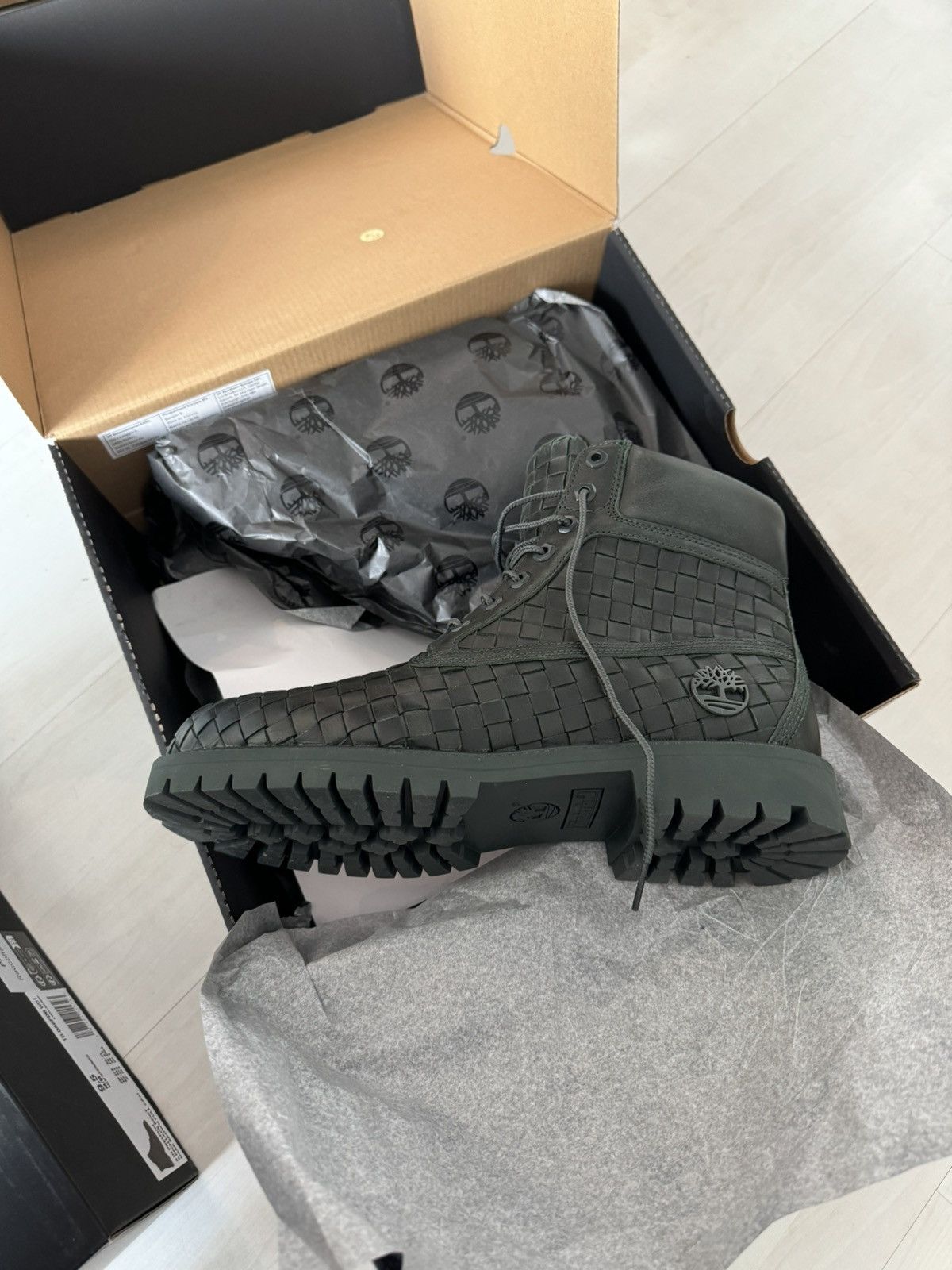 Timberland Timberland 6” Premium Boot Woven Dark Green | Grailed