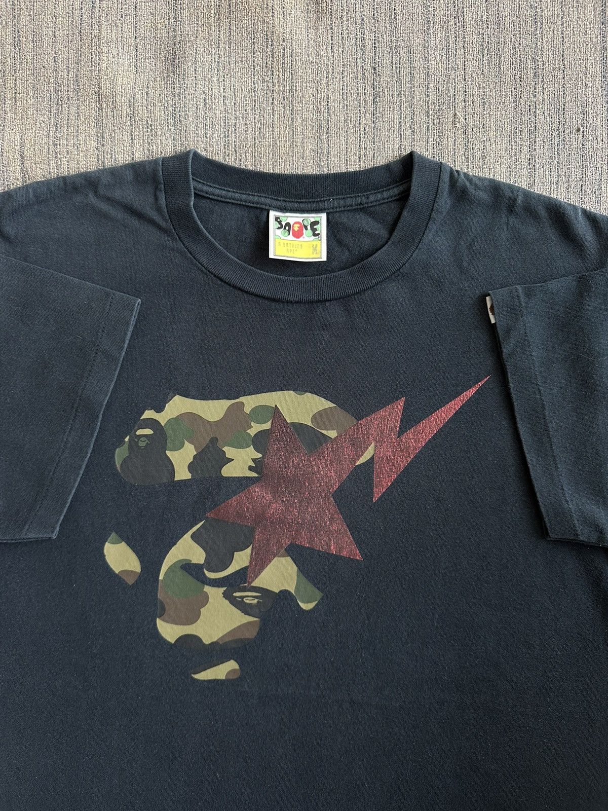 Bape × Japanese Brand × Vintage Vintage A Bathing Ape Bape Star Camo ...