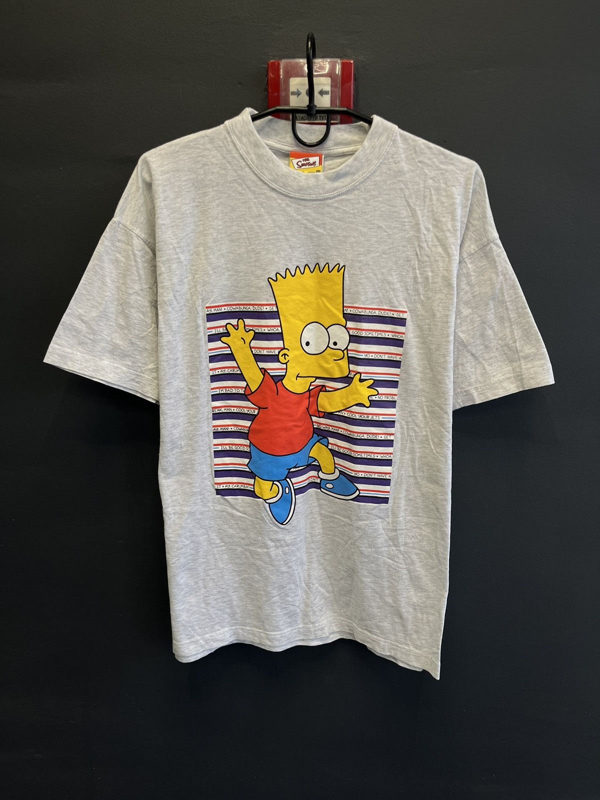 Vintage Vintage 90s The Simpsons Bart Simpson Cowabunga Dude! Tee | Grailed