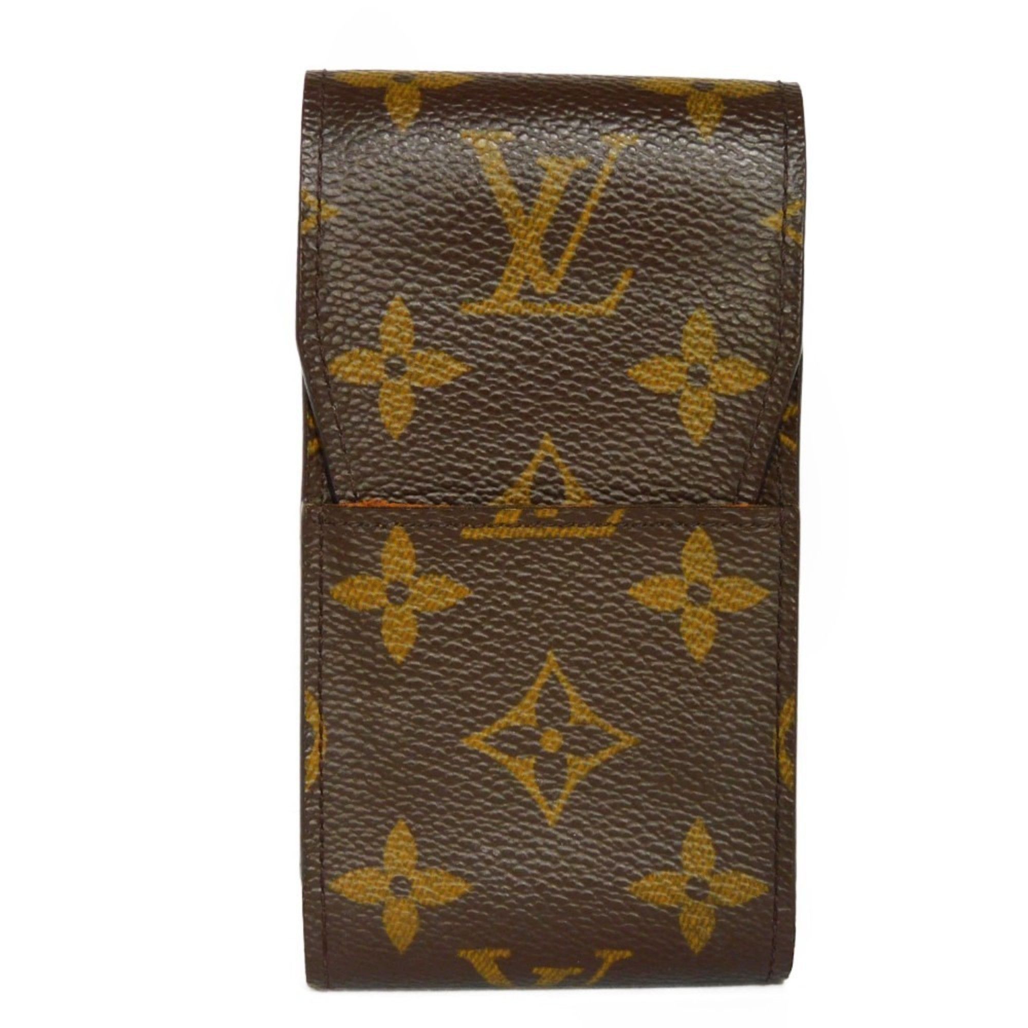 Louis Vuitton LOUIS VUITTON Cigarette Case Etuit Flap Type Tobacco ...
