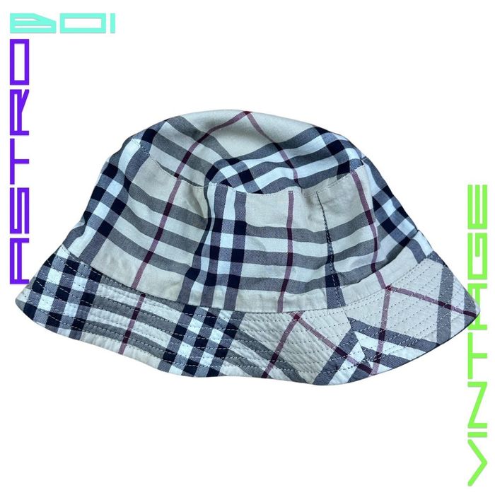 Vintage BURBERRY REVERSIBLE PLAID BUCKET HAT | Grailed