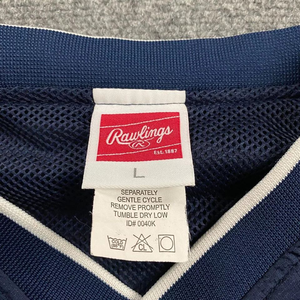 Other × Vintage Chantilly Baseball Windbreaker Men Large Mesh Lined ...