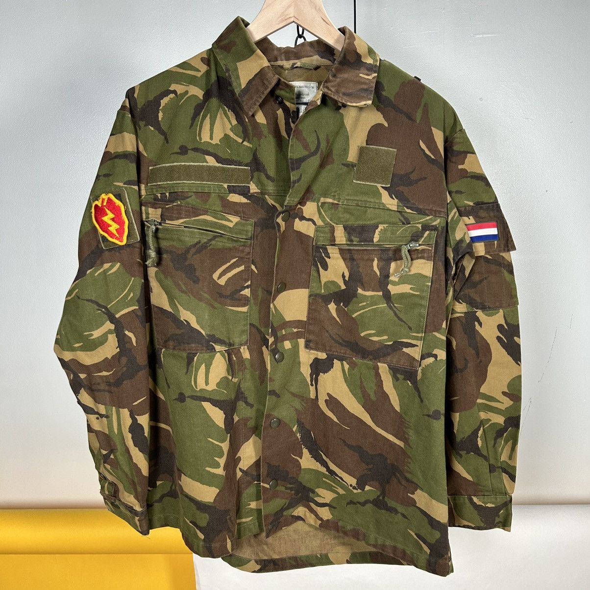 Camo × Military × Vintage Vintage Dutch military camouflage jacket ...