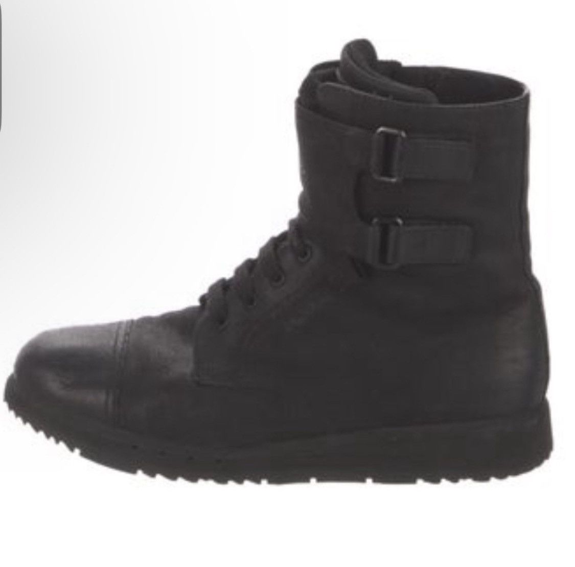 Prada Prada Black Half-boot Hightop Platform Sneaker Boots | Grailed
