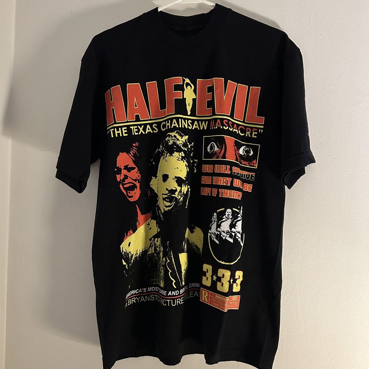 Half Evil × Streetwear Half Evil x TCM- Based On A True Story Tee | Grailed