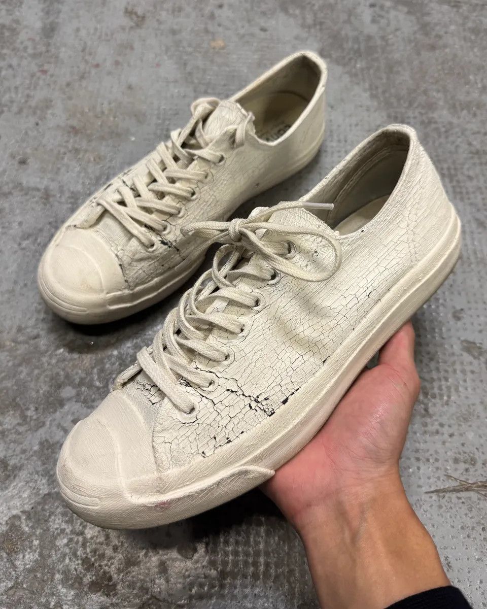 Maison Margiela × Vintage Maison Margiela x Converse White Cracked ...