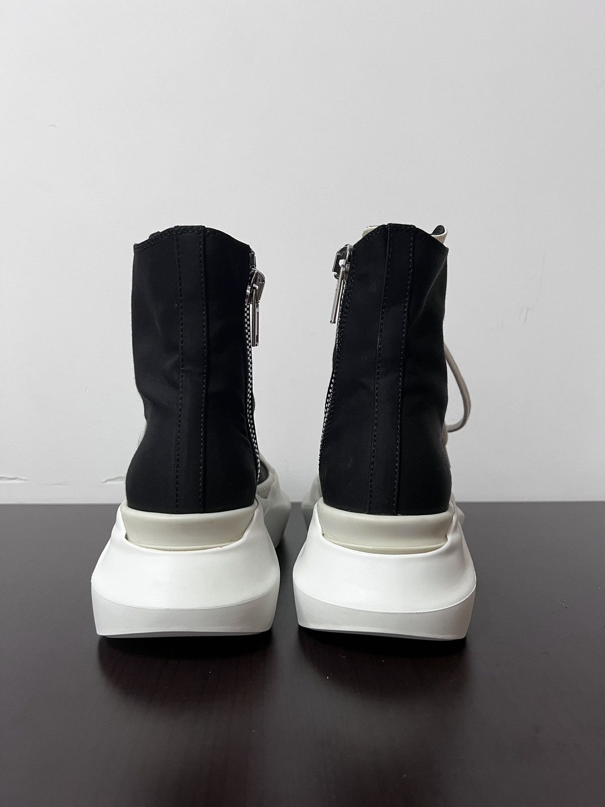 RICK OWENS DRKSHDW ABSTRACT RAMONES HIGH TOP SNEAKERS SZ35 RICK OWENS DRKSHDW ABSTRACT RAMONES HIGH TOP SNEAKERS SZ35