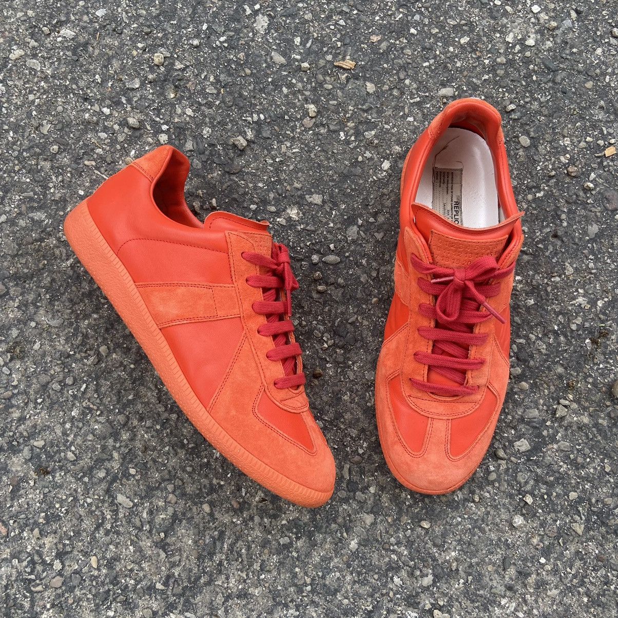Maison Margiela Margiela Red Orange Replica Vintage GAT - 43 | Grailed