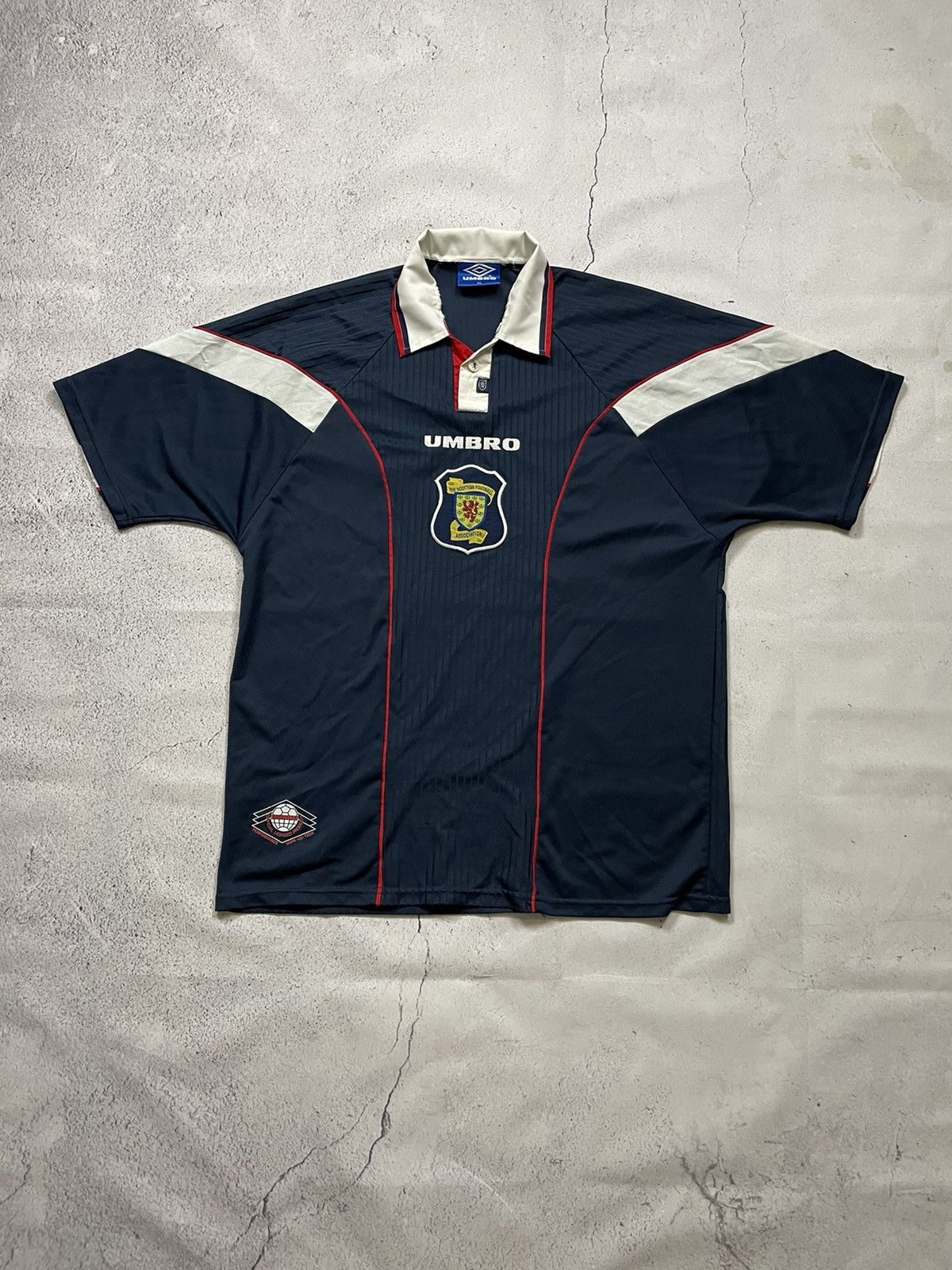 Fifa World Cup × Umbro × Vintage Vtg 1996/97 SCOTLAND UMBRO Jersey ...