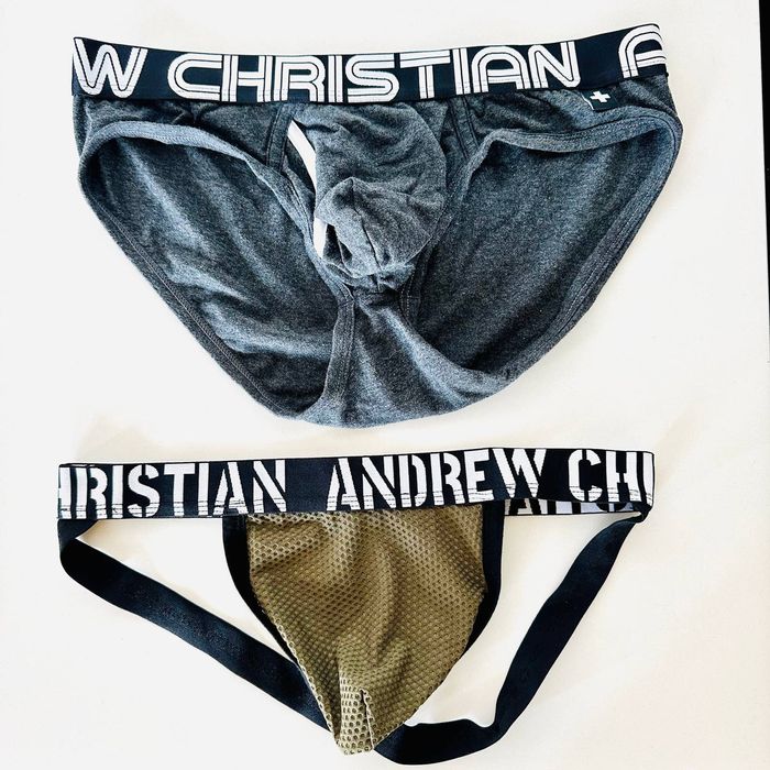 Andrew Christian MENS ANDREW CHRISTIAN Black Grey Olive Army Mesh ...
