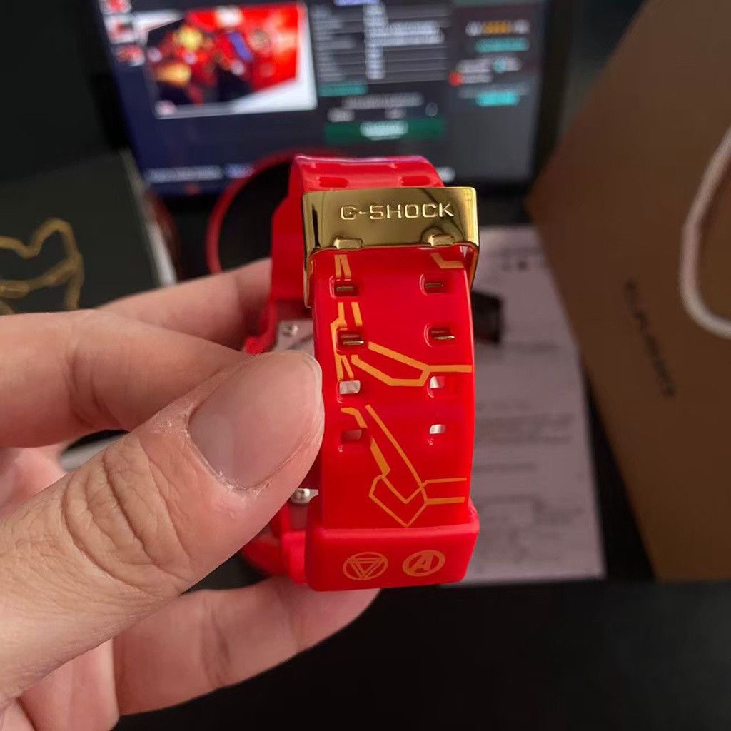 G Shock CASIO G SHOCK GA 110 X MARVEL AVENGERS IRON MAN MEN'S WATCH ...