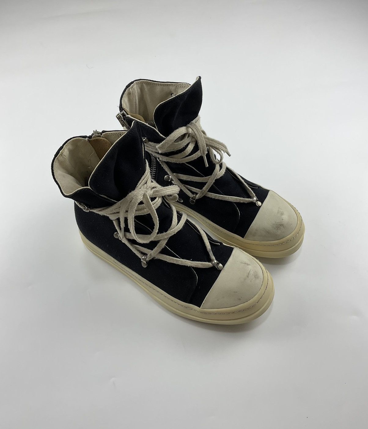 Rick Owens Rick Owens Hexagram Ramones Hi Top Sneakers | Grailed