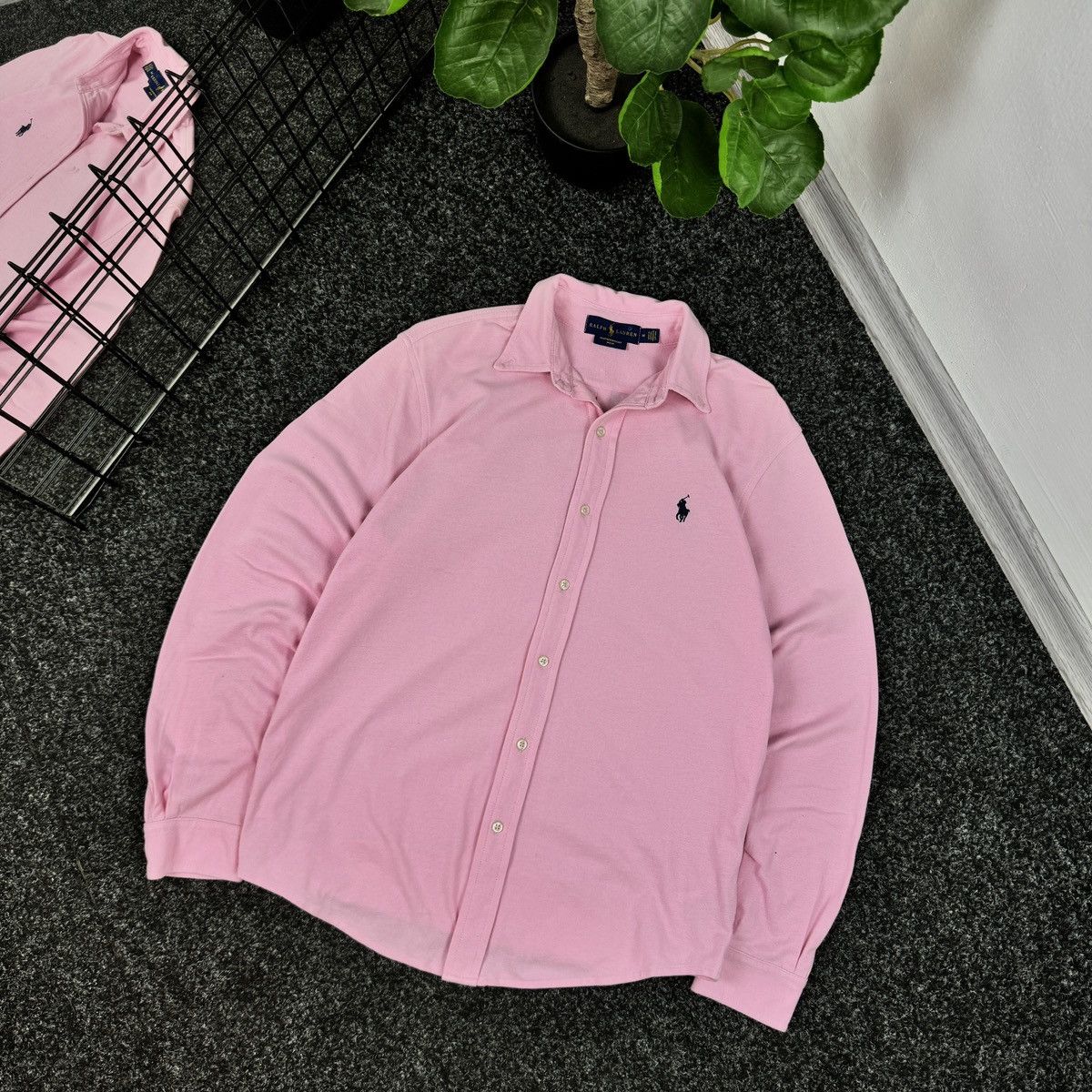 Polo Ralph Lauren × Streetwear × Vintage Polo Ralph Lauren Pink Shirt ...