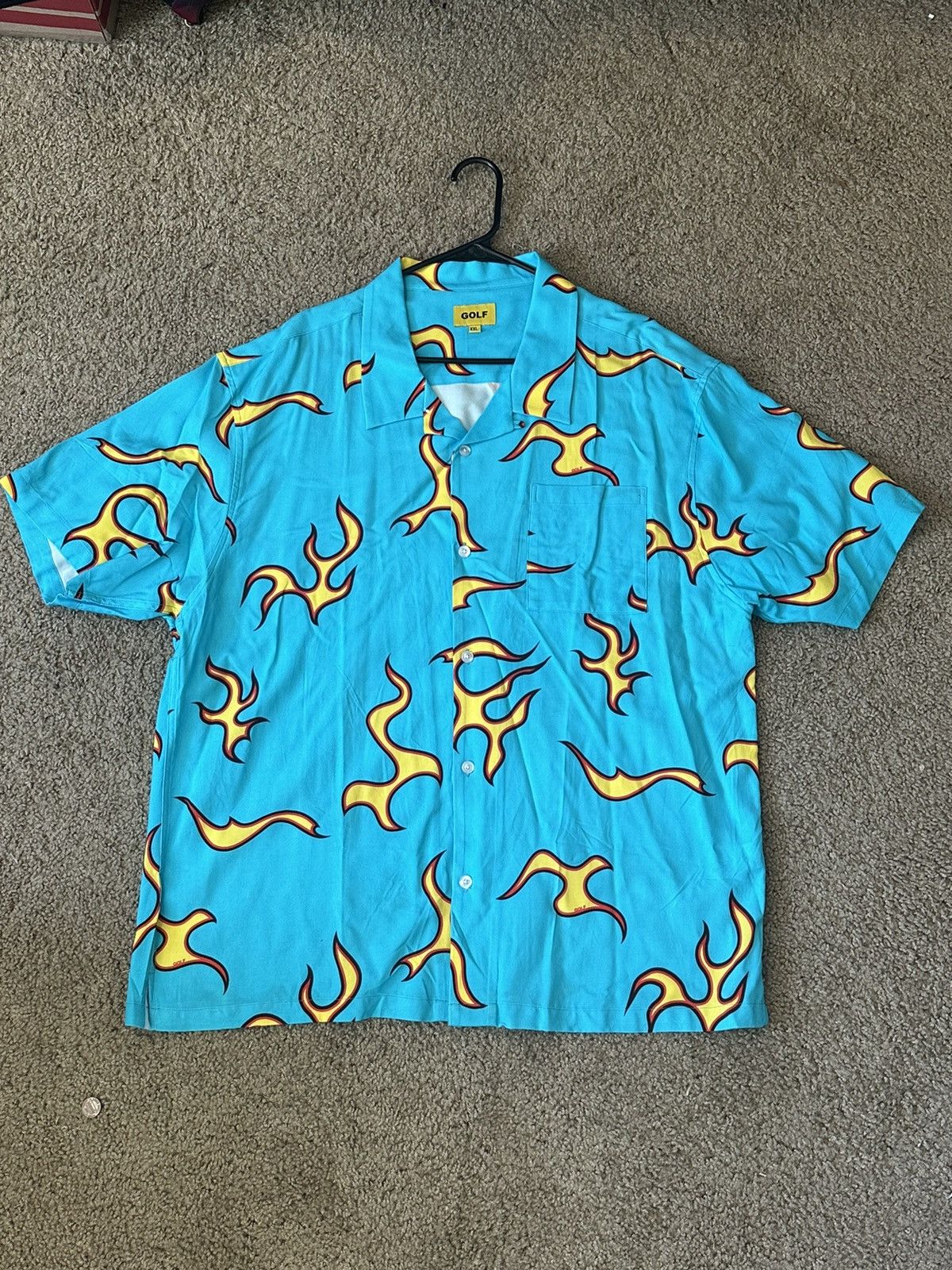 Golf Wang × Golf le Fleur × Tyler The Creator Golf wang cherry bomb flame shirt | Grailed