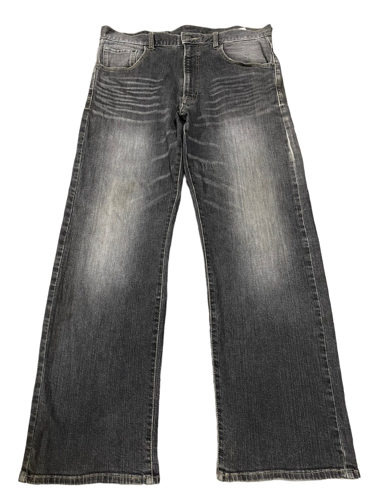 Hype Vintage Japanese Brand Faded Wash Style Baggy Jeans | Grailed