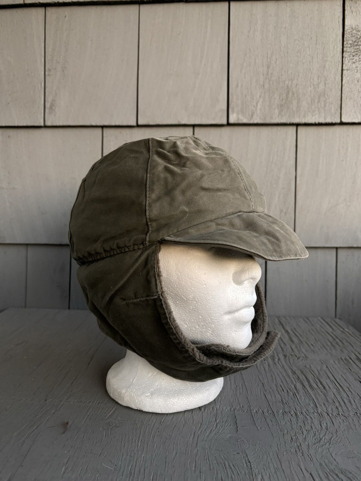 Vintage 80s Vintage German Army Hat Ushanka Trapper Pilot Flap Polar ...