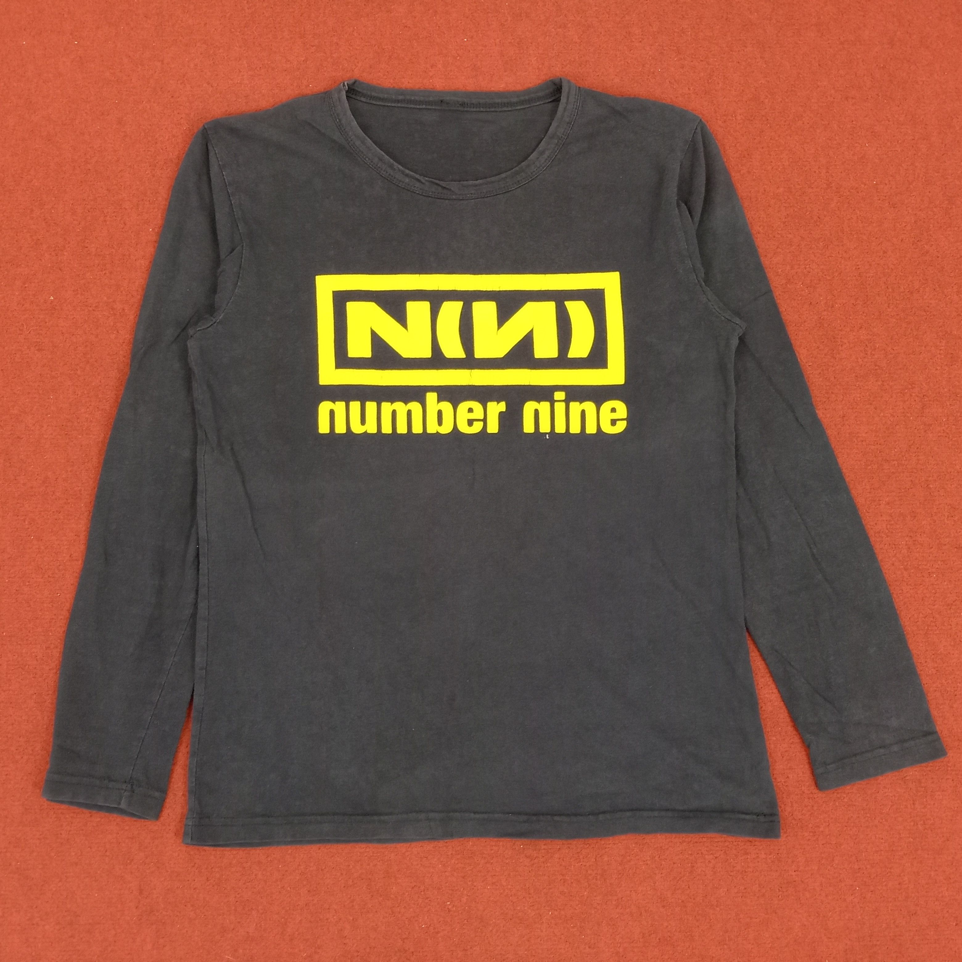 Vintage Number Nine Japanese Brand Center Box Logo Design Tshirt | Grailed