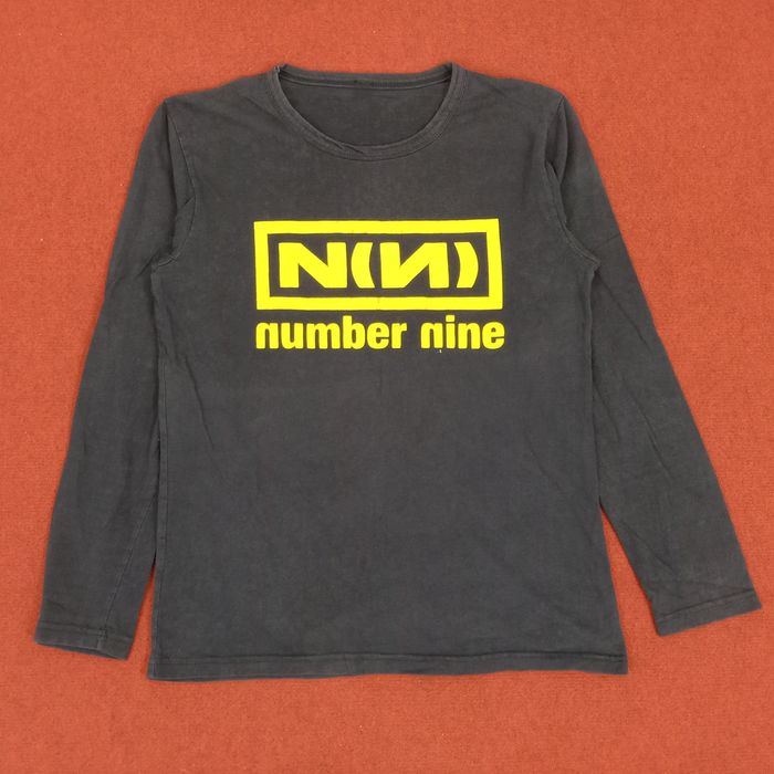 Vintage Number Nine Japanese Brand Center Box Logo Design Tshirt | Grailed