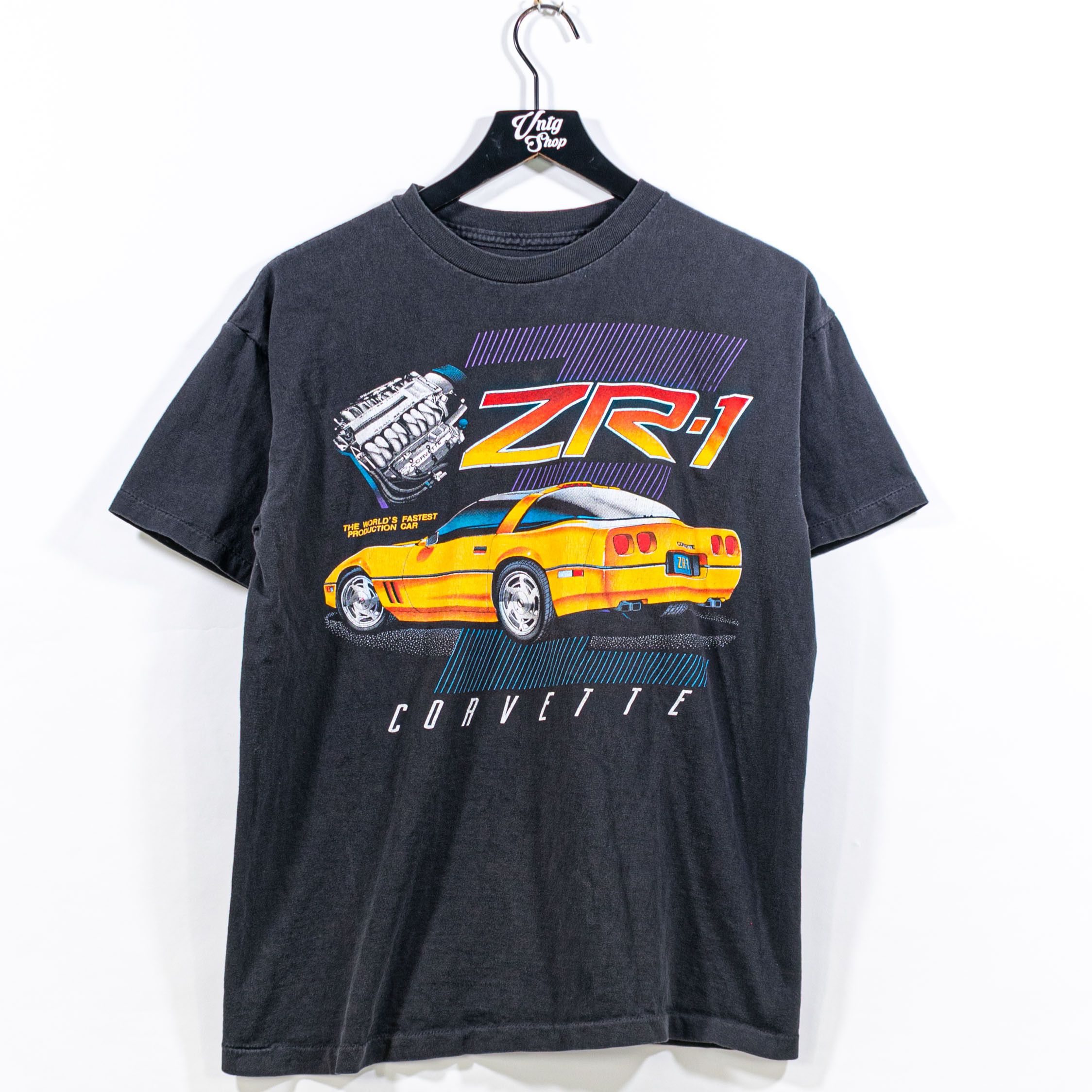 Vintage Corvette ZR1 T-Shirt VTG 90s Worlds Fastest Production Car ...