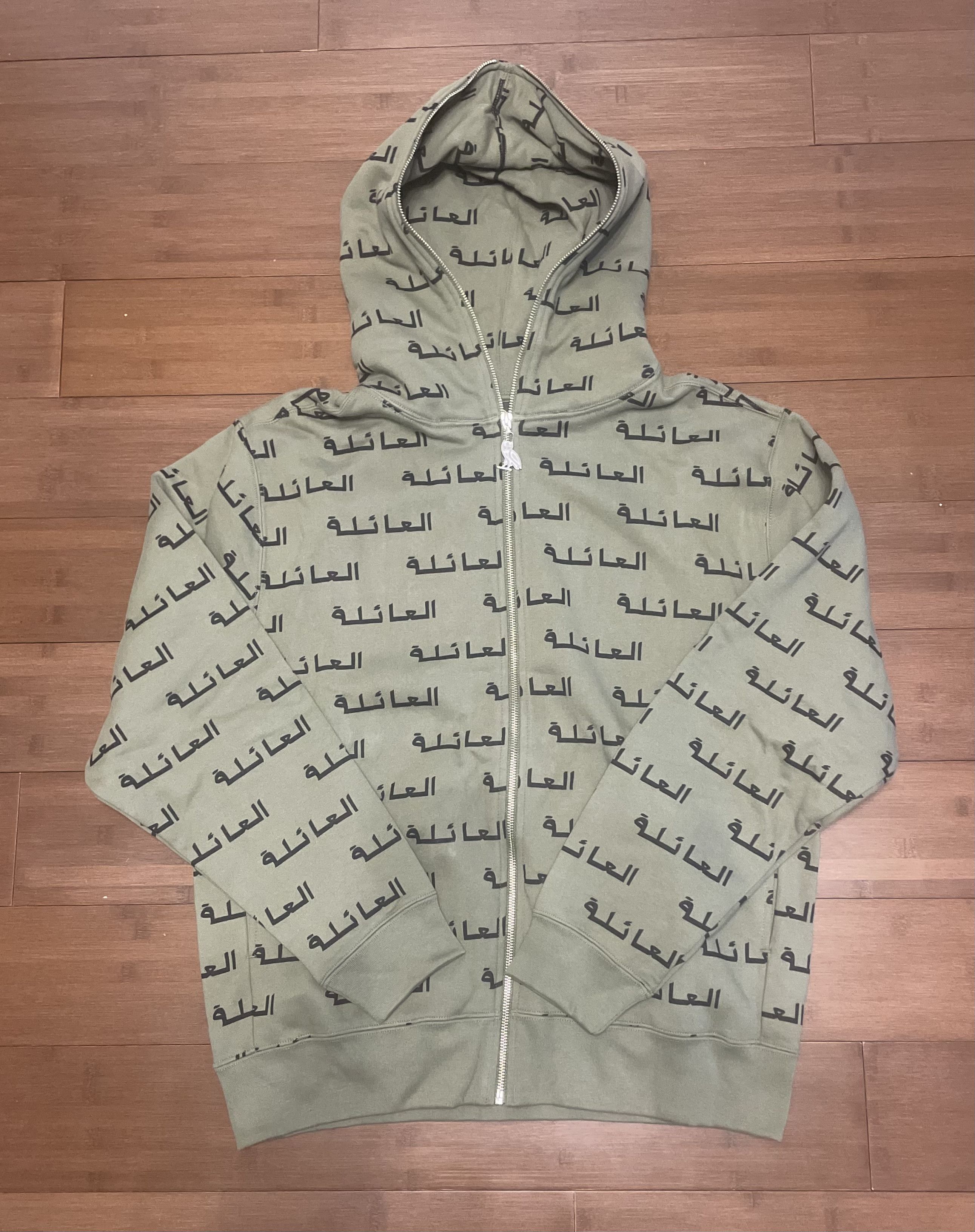 Drake × Octobers Very Own OVO Arabic Family Full-Zip Up Owl Hoodie ...