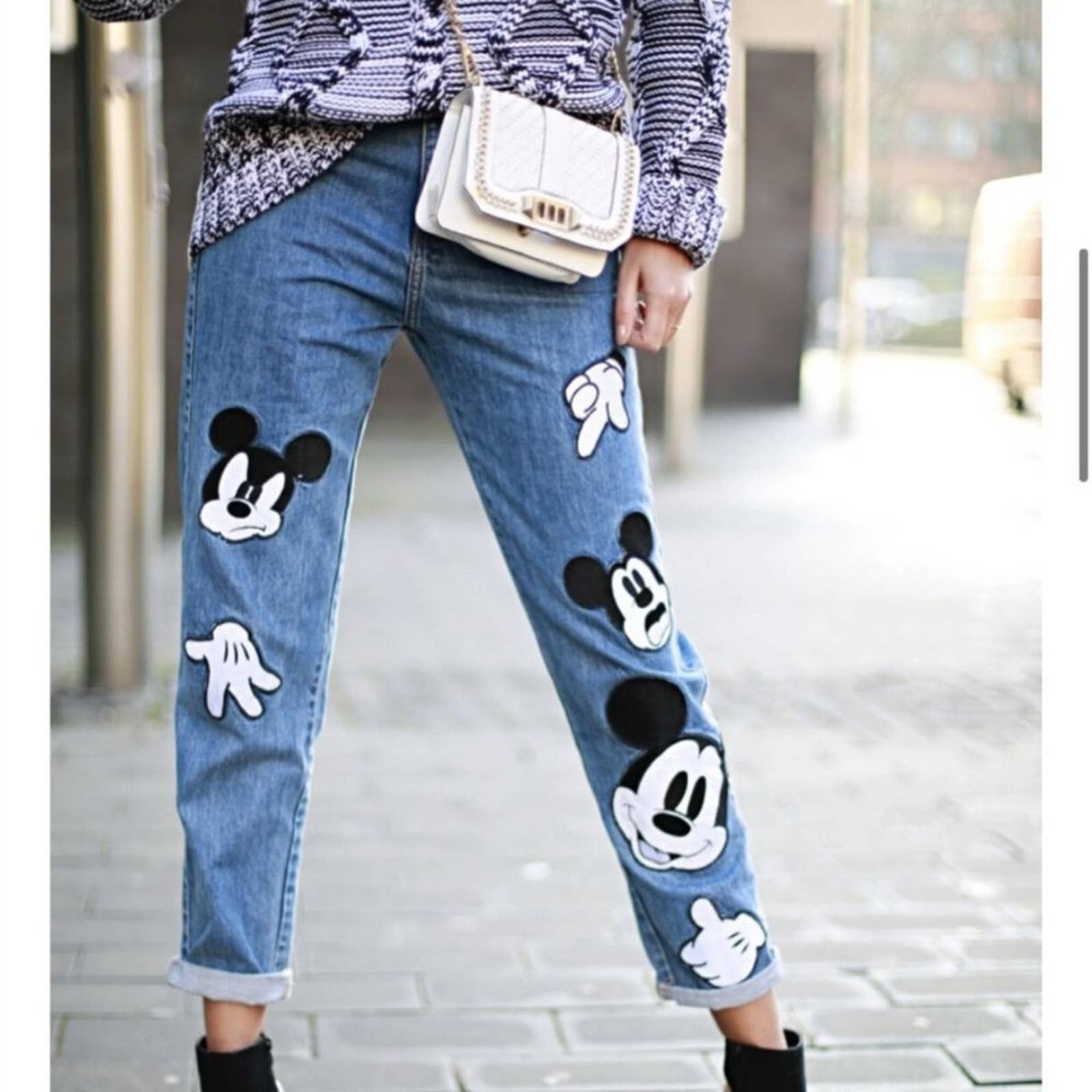 Zara ZARA & DISNEY Jeans | Mickey Mouse Limited Edition | US 4 | Grailed