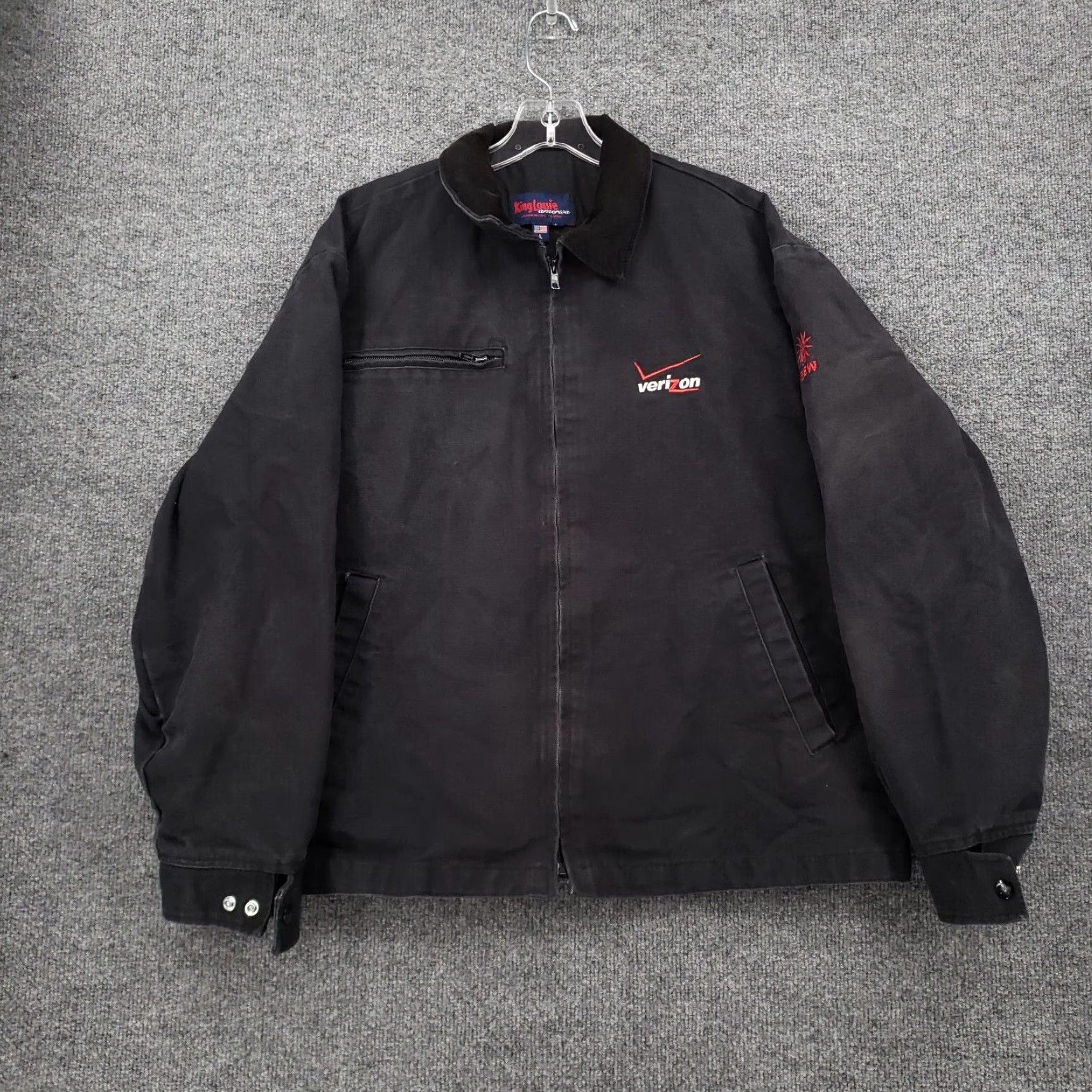 Vintage Authentic Mens King Louie Canvas Jacket in Large Size and ...