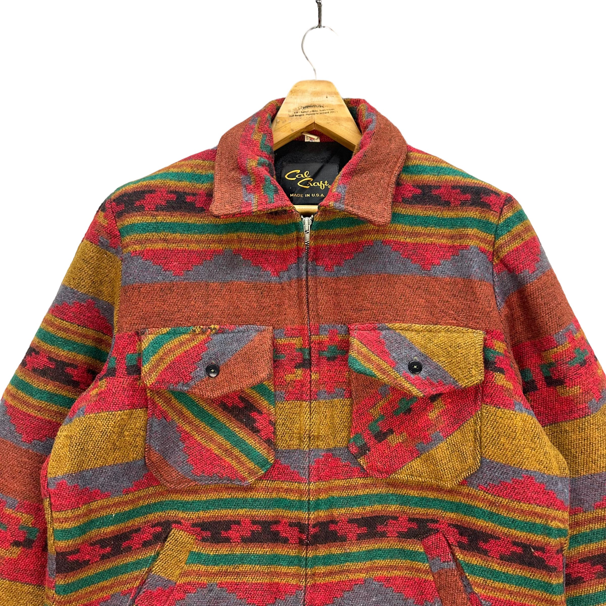 Made In Usa × Navajo × Vintage CAL CRAFT NATIVE NAVAJO MOTIVE DESIGN ...