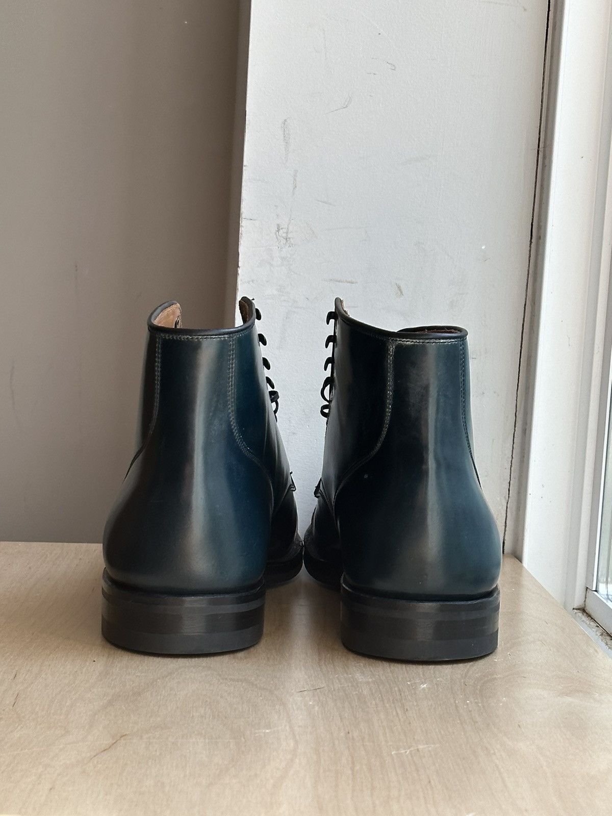 Horween Leather × Viberg Viberg Denim Shell Cordovan Service Boot 10D ...