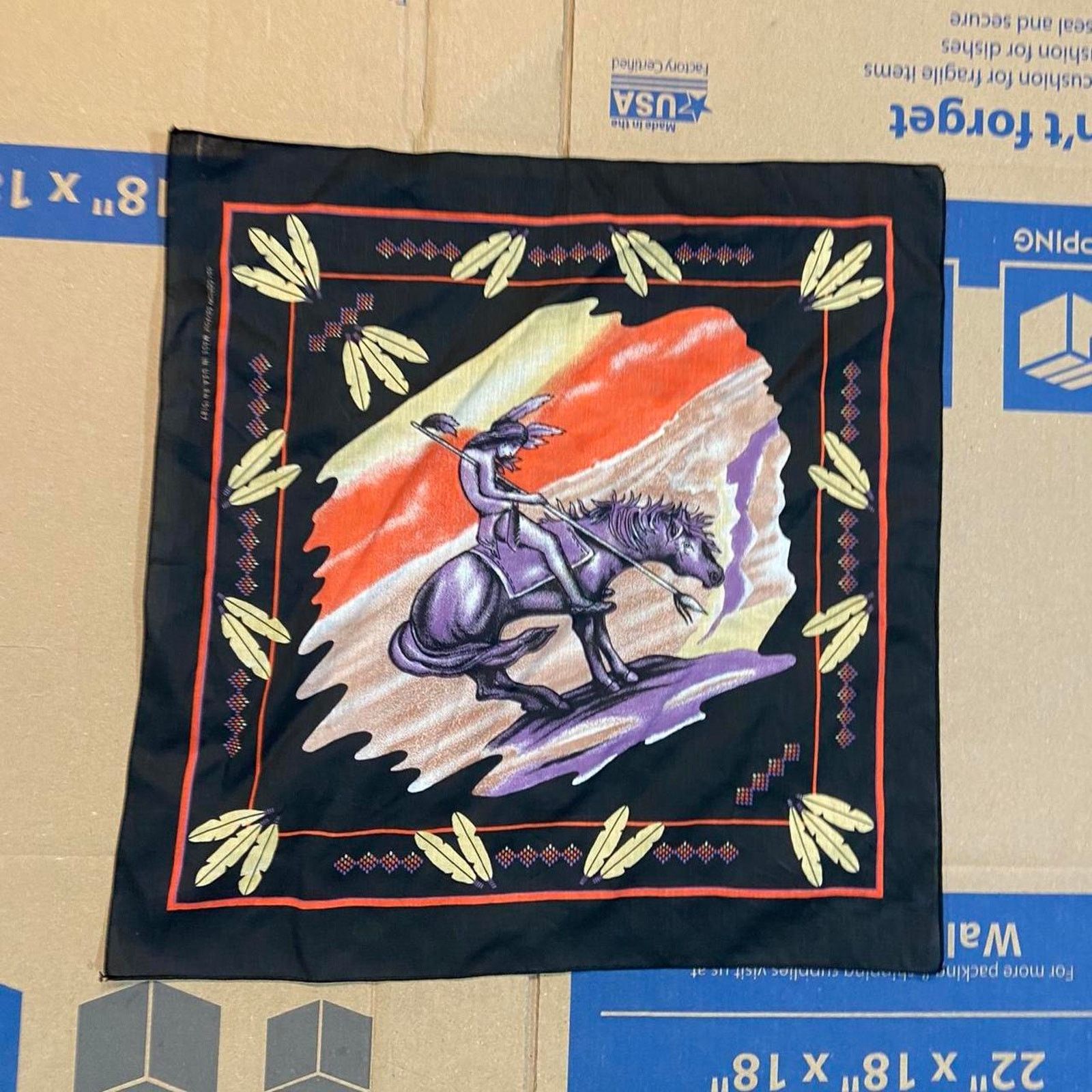 Fa 90s native american bandana made | Grailed