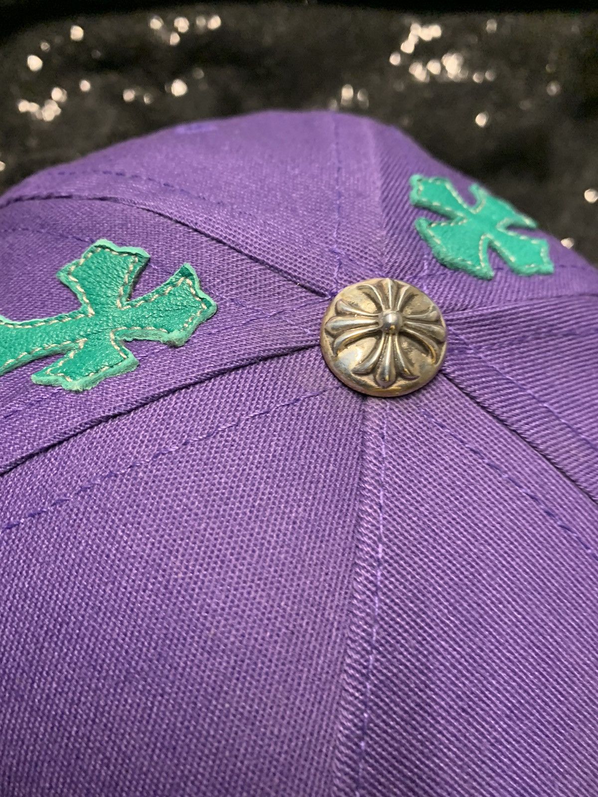 Chrome Hearts Chrome Hearts Leather Cross Patch Monogram Hat | Grailed