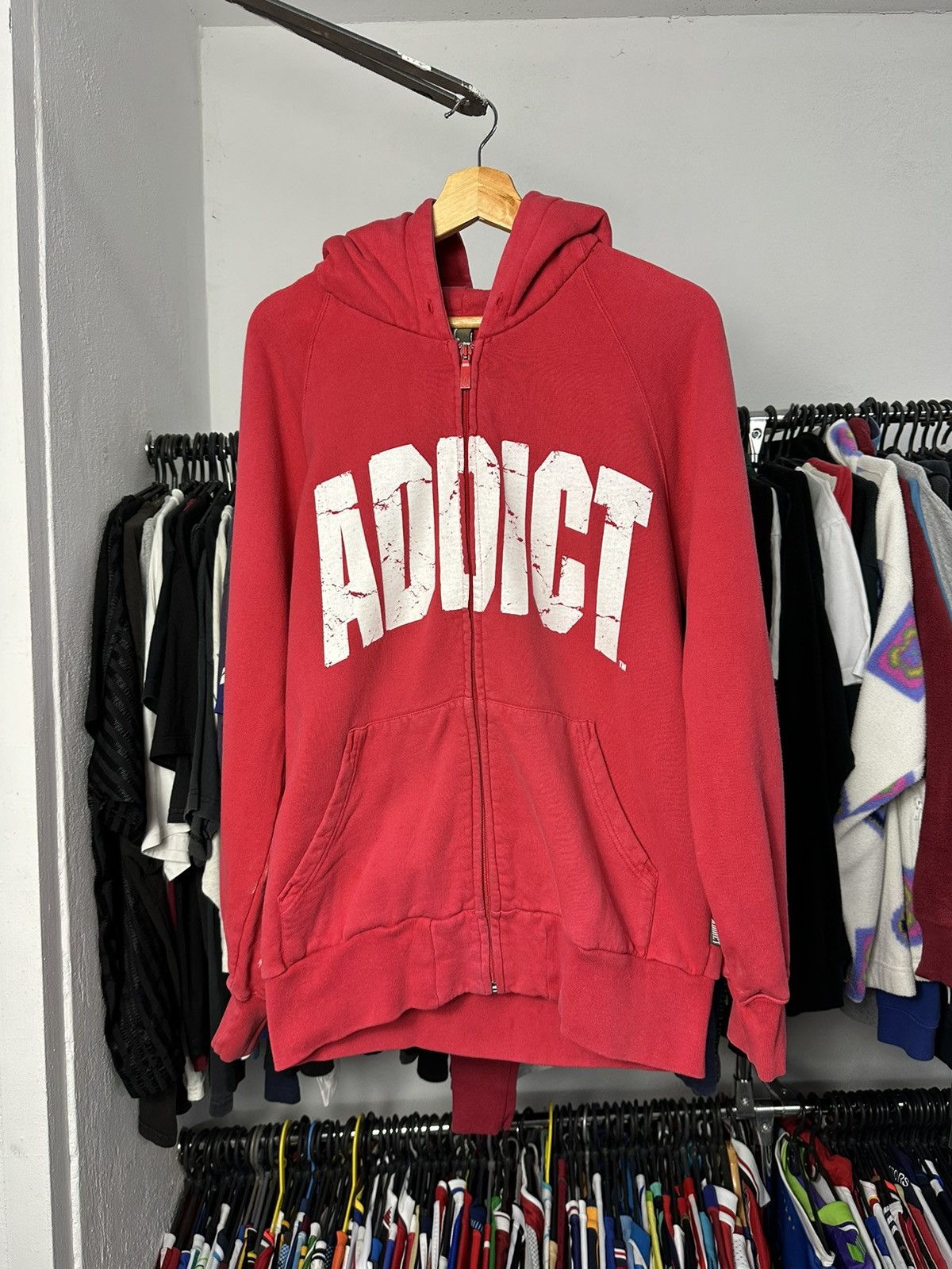 Addict × Addict Clothes New Vintage × Streetwear VINTAGE ADDICT HOODIE ...
