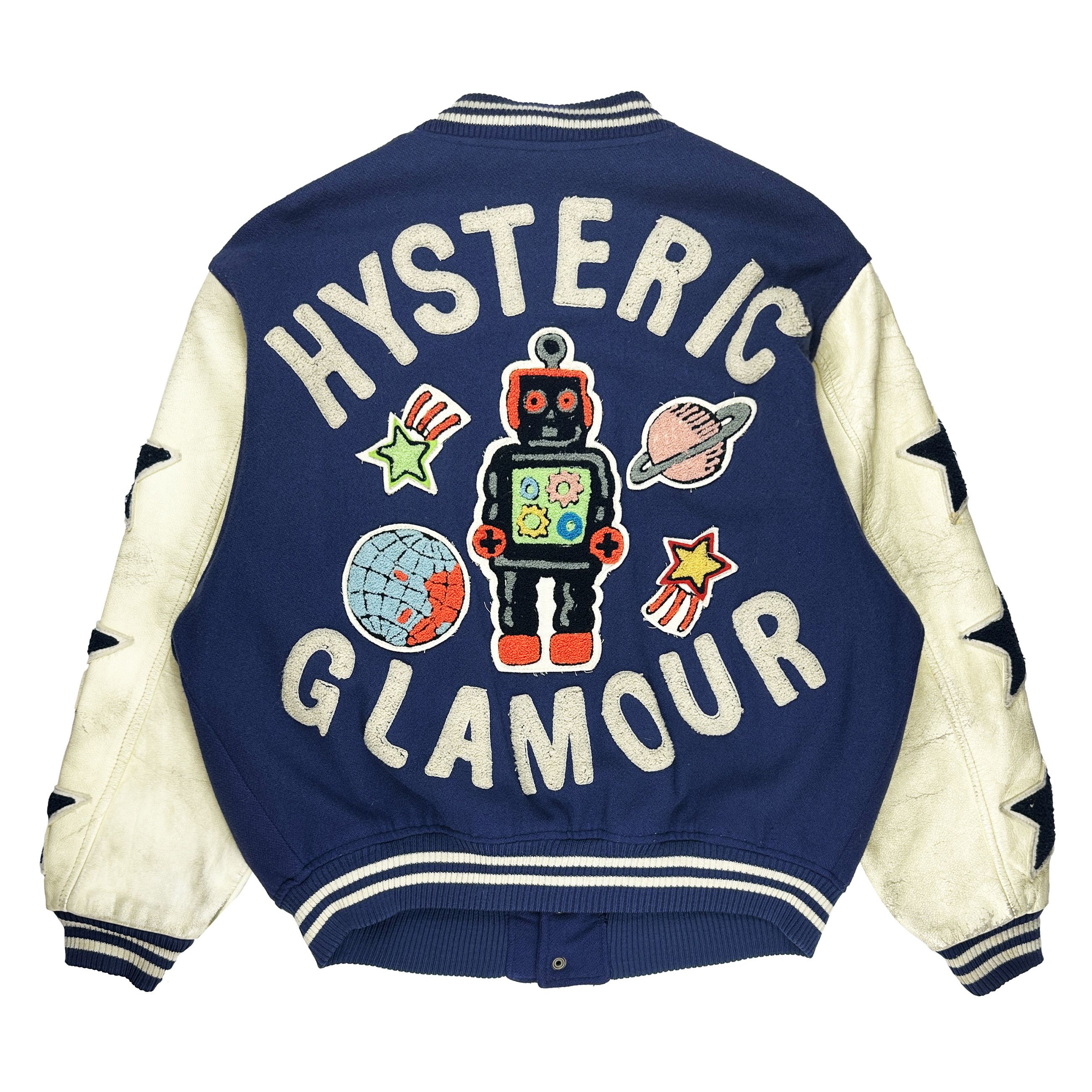 Hysteric Glamour 90's Atomic Robot Varsity Jacket | Grailed
