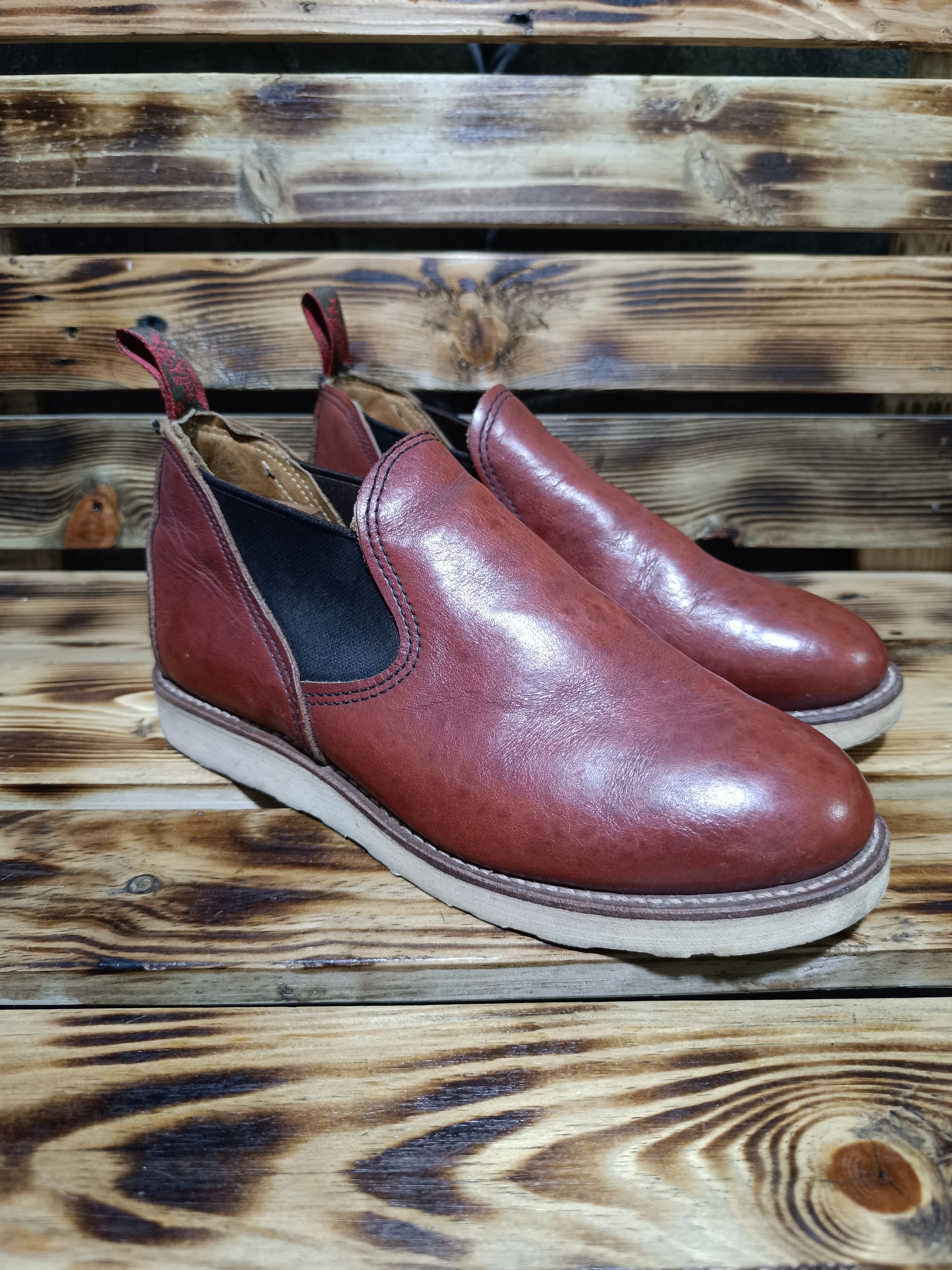 Red Wing 8145 Romeo Slip on's | Grailed