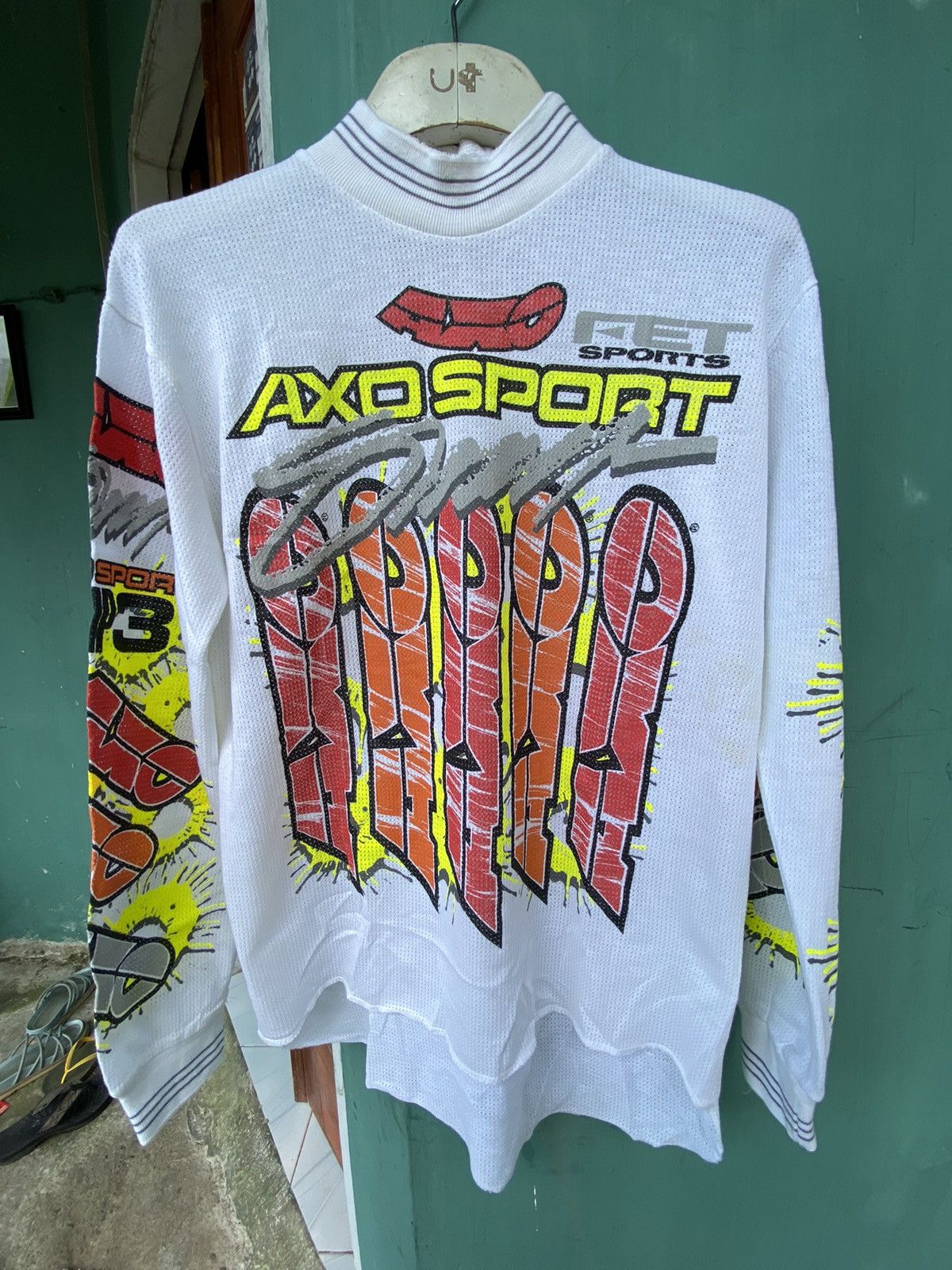 Jersey × Sportswear × Vintage Vintage Axo Sport Motocross Jersey 1991 ...