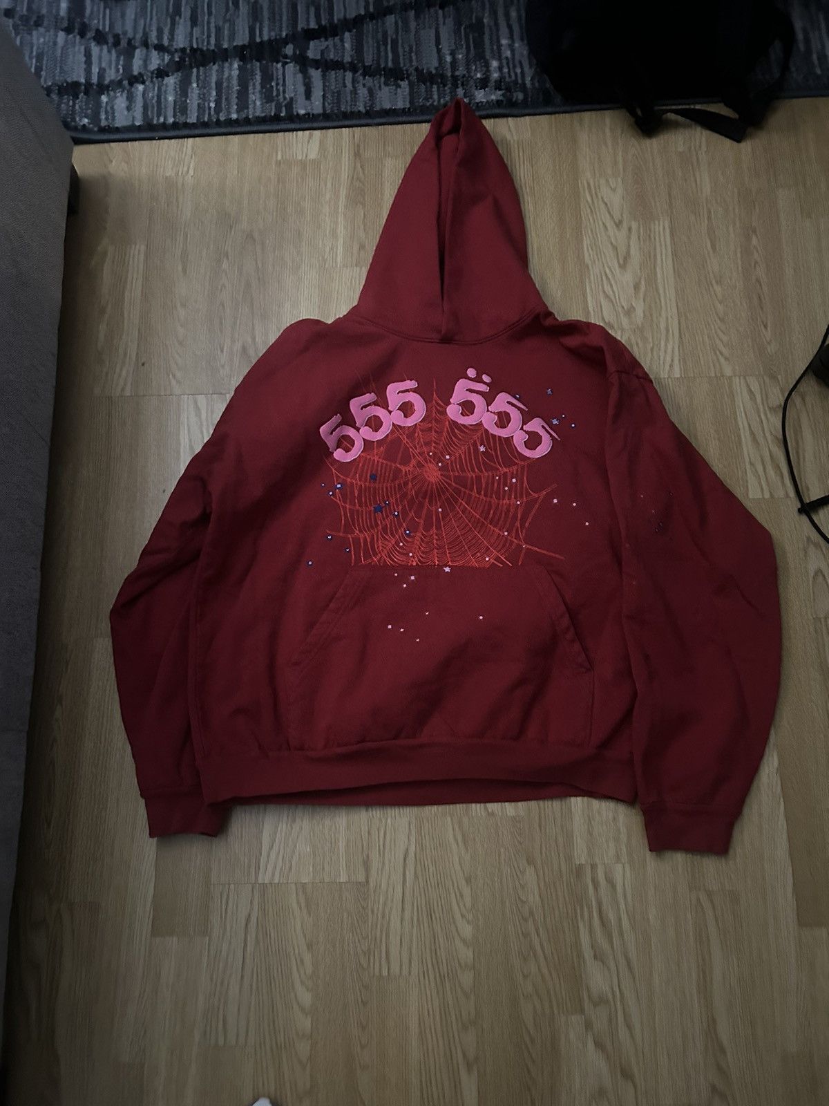 Spider Worldwide Spider worldwide red hoodie | Grailed