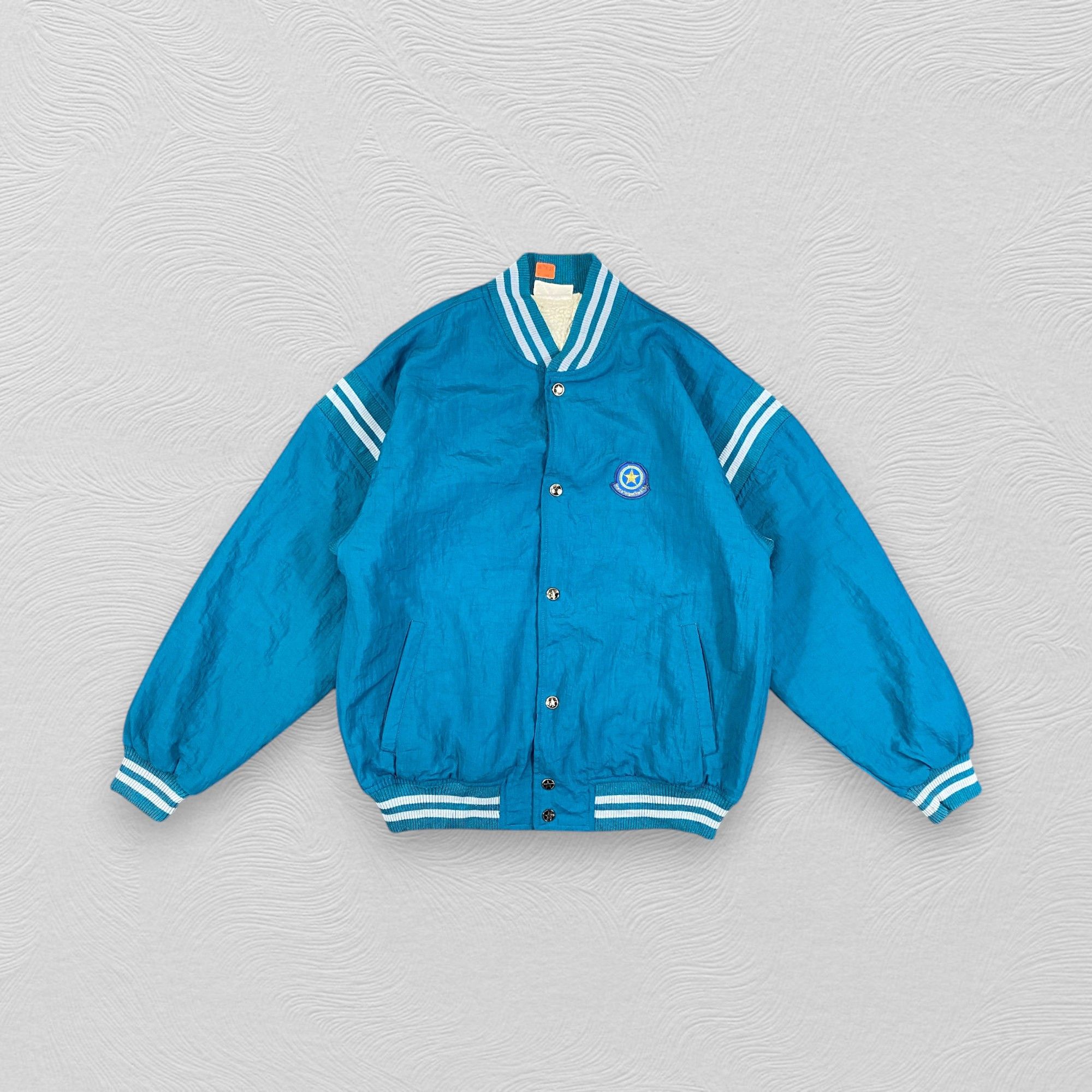 Japanese Brand Vintage Stars Stripes Bomber Jacket -J091 | Grailed