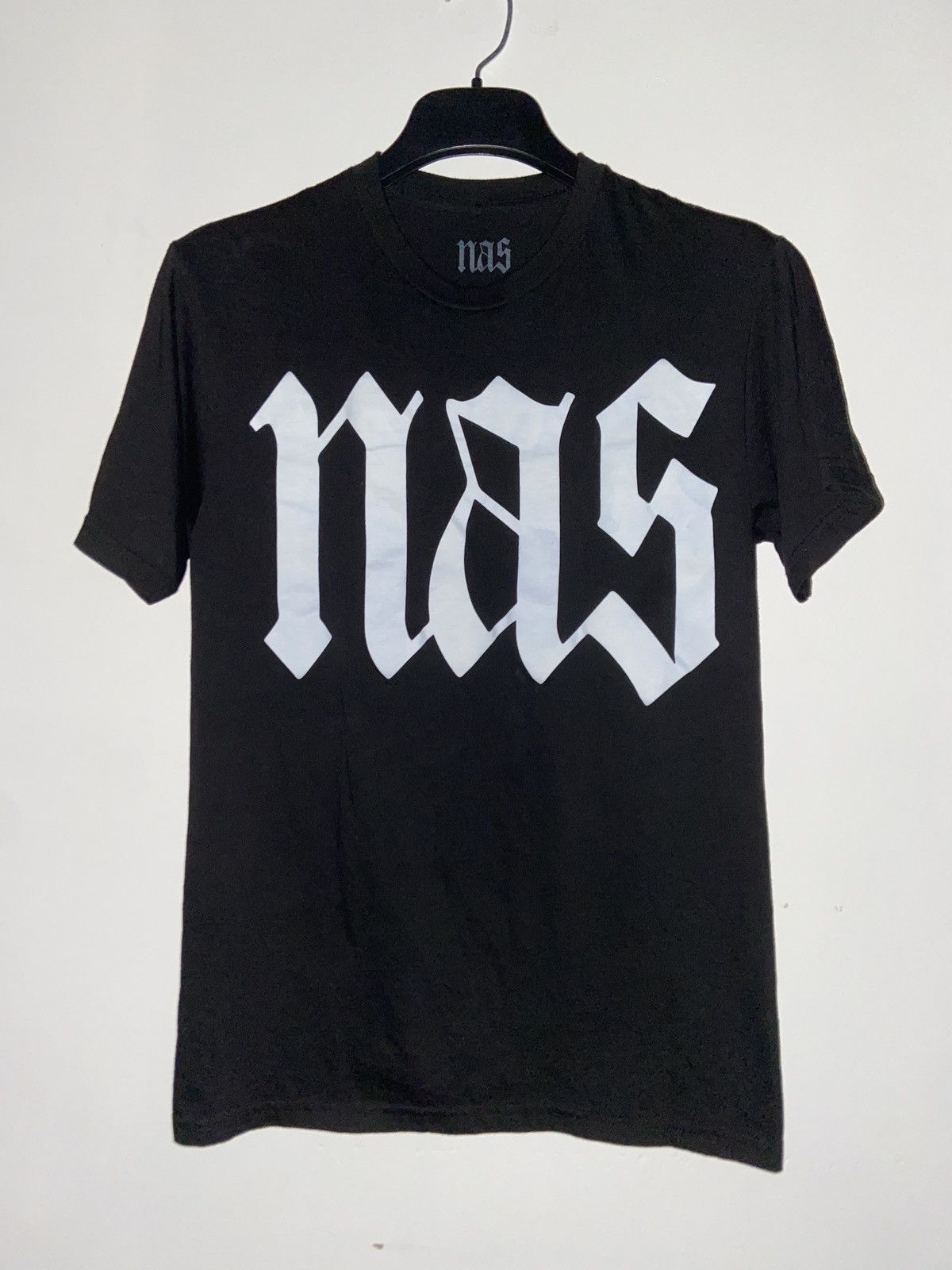 Nas × Rap Tees × Streetwear Nas Official Merch Tee S 1/1 UNI Nasir bin ...