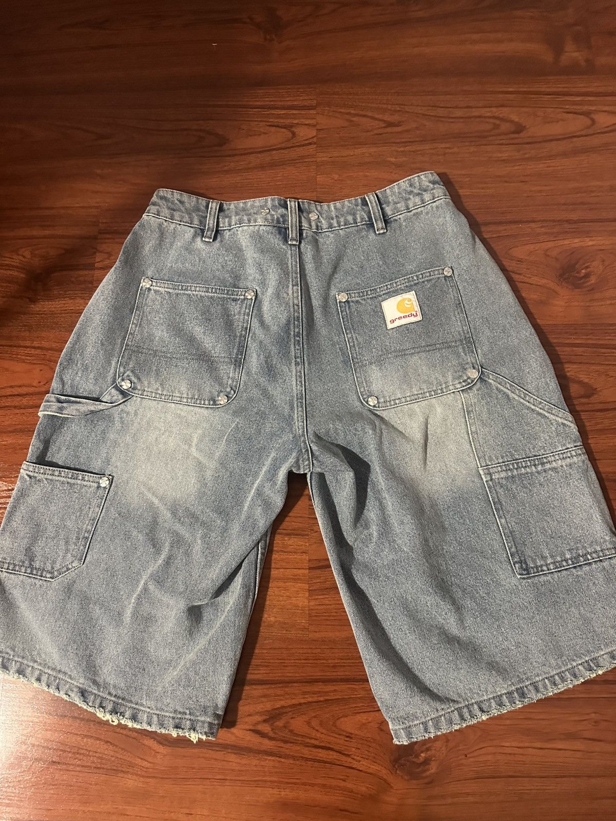 Streetwear Greedy Unit Loose Screw Shorts | Grailed