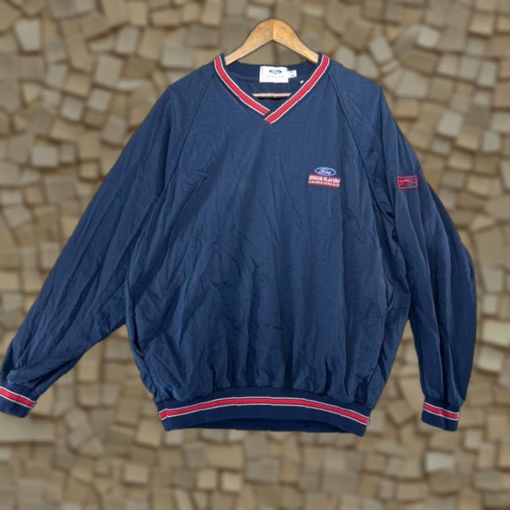 Ford Vintage Ford Mens Medium Blue Jacket 90s Senior Players ...