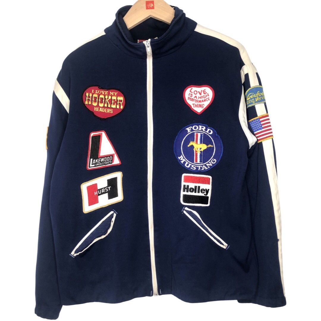 Ford × Racing × Vintage Vintage 60s 70s Hot Rod Racing Jacket Hooker ...
