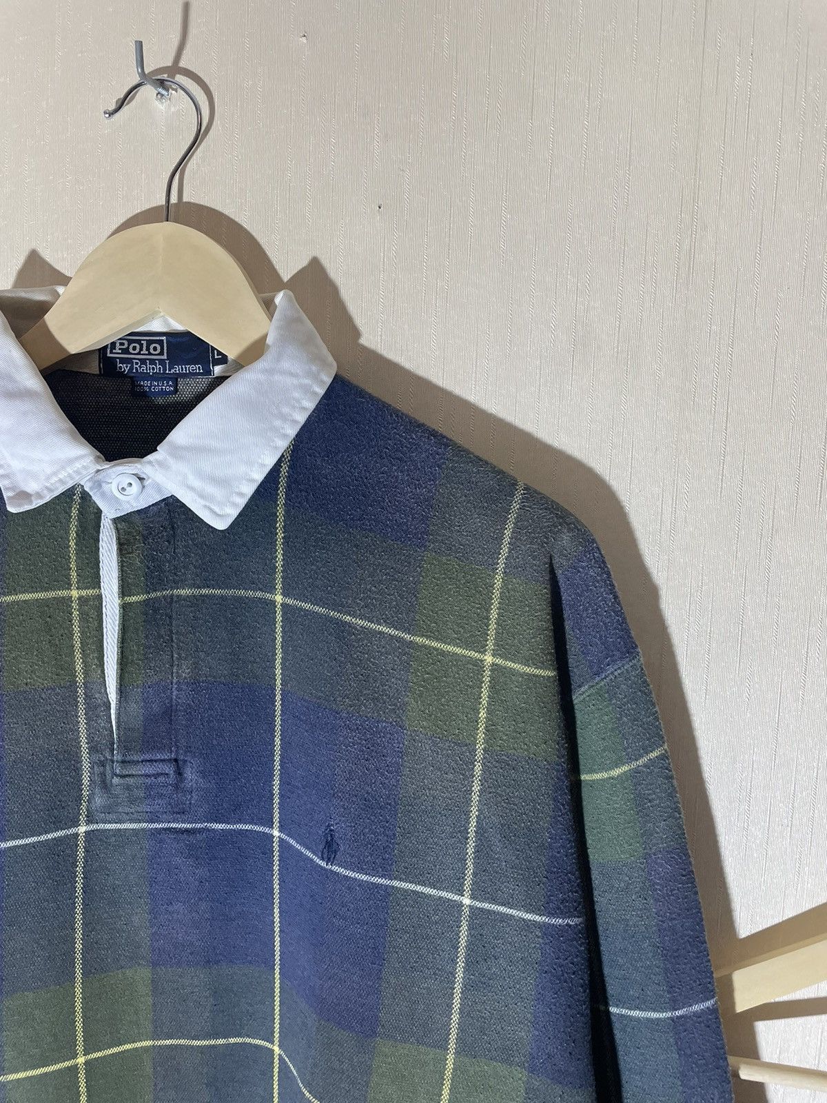 Polo Ralph Lauren Polo Ralph Lauren rugby jersey made in USA vintage 90s | Grailed